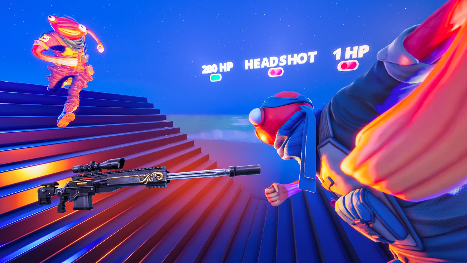 BEST 1V1 SNIPER BUILDFIGHT! 7366-4211-3713 من ابتكار axelairforce - Fortnite