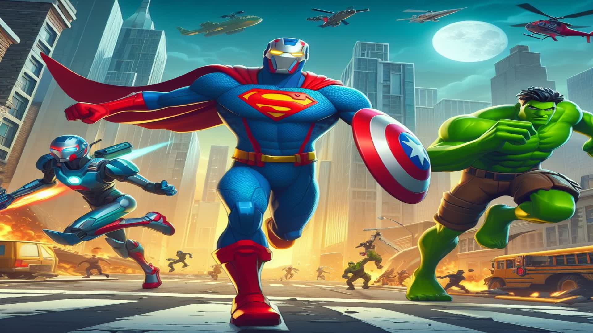 HERO CITY 💥PVP 5654-6987-2517 by evntgames - Fortnite Creative Map Code ...