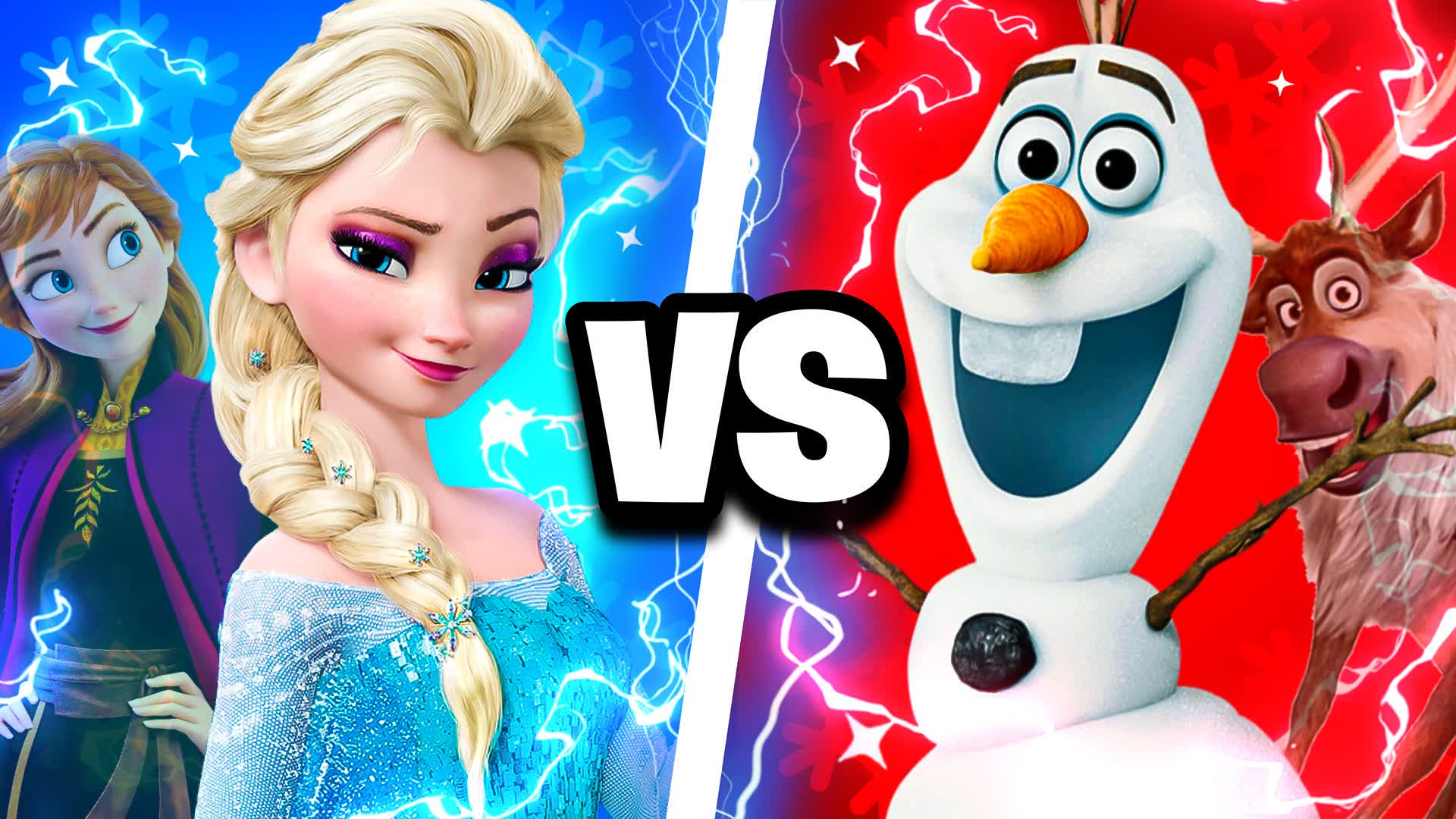 🔴🔵ELSA VS OLAF GUN GAME HEROES 8694-2420-7207 by siilviuufn - Fortnite ...