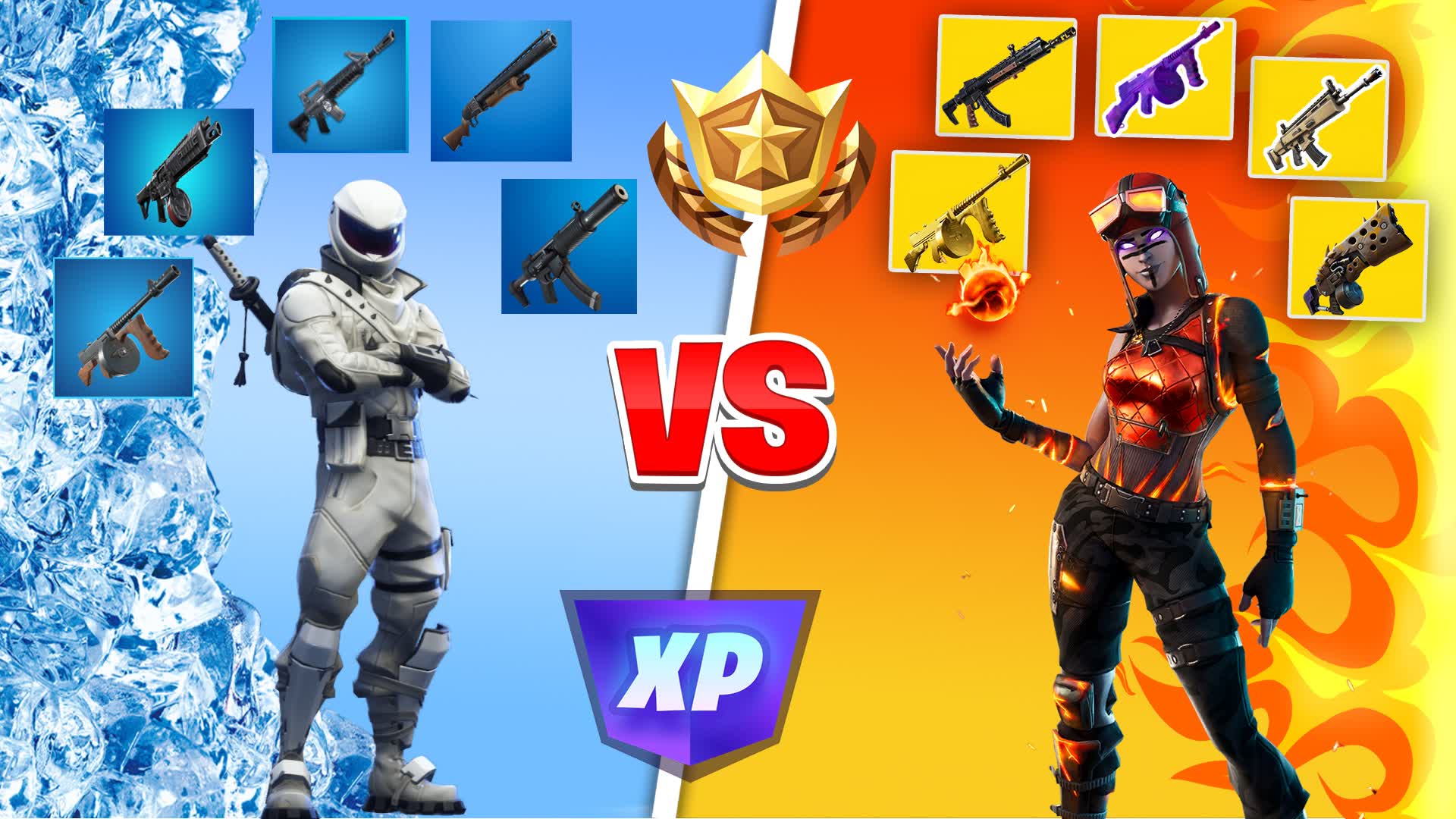 BIL Fire VS Ice Mythic FFA خناقة رجالة 1046-8752-0828 by bil - Fortnite ...