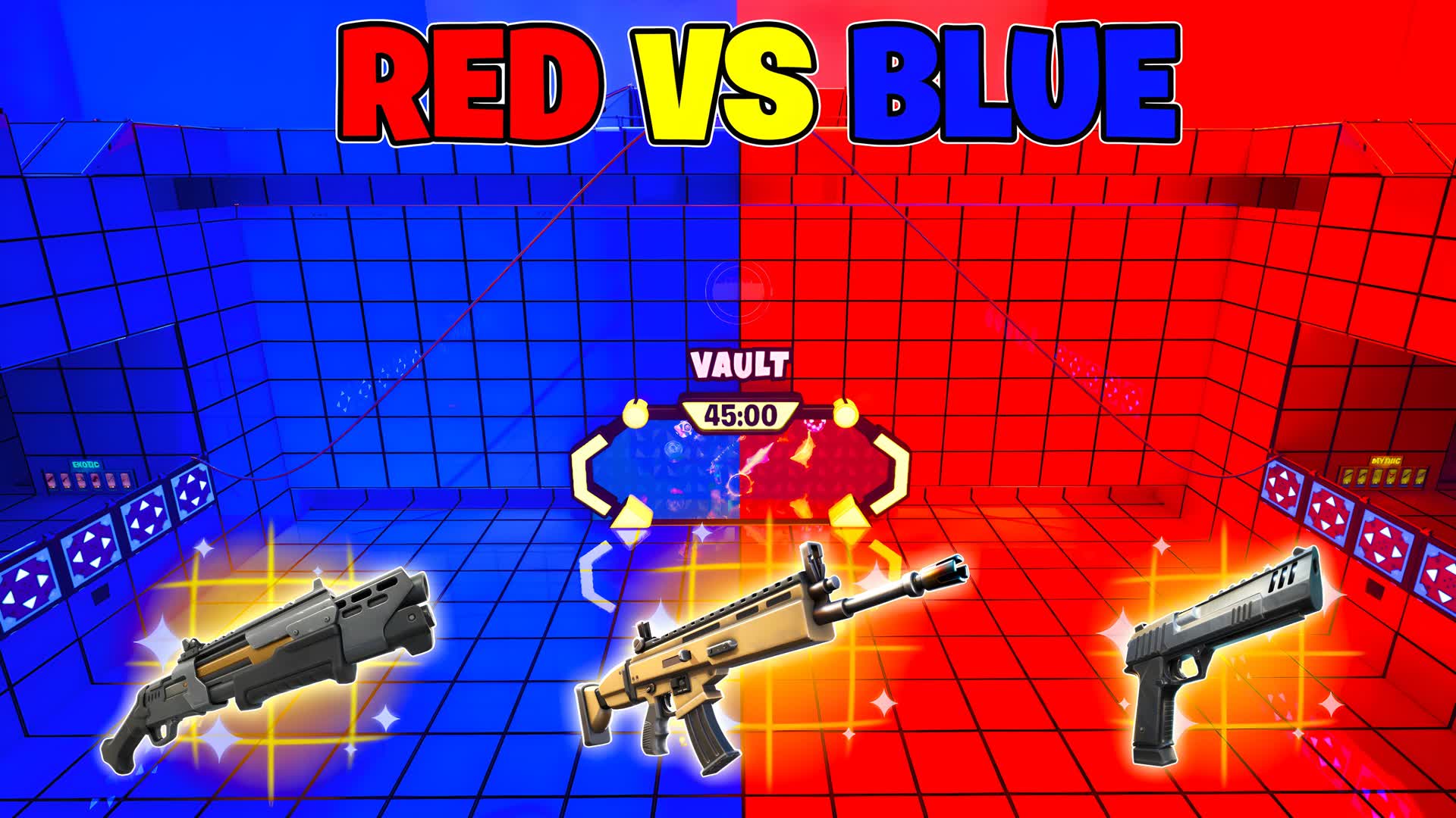 ⭐️ AMAZING RED VS BLUE 🔴🔵 ALL WEAPONS 4076-1473-4886 by esubateau ...