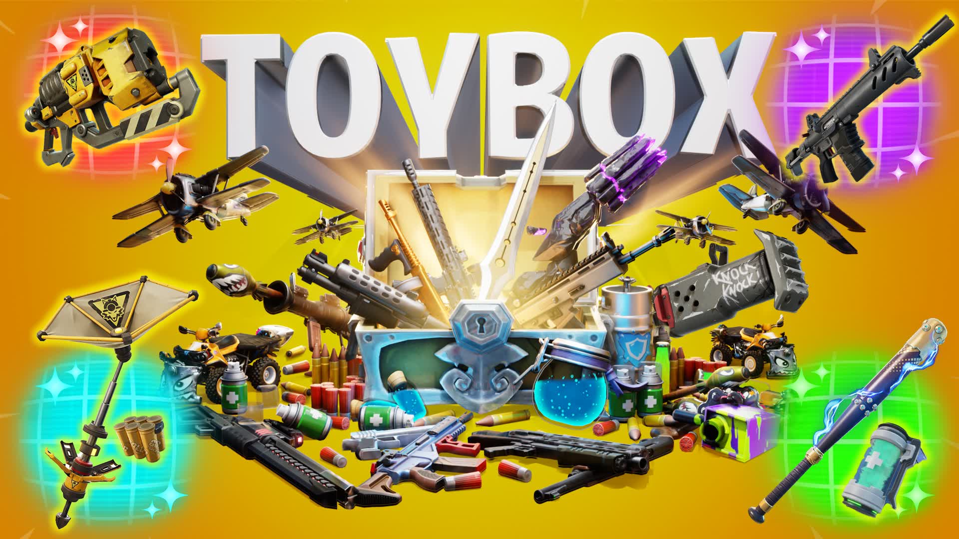 TOY BOX - EVERY GUN 1v1 2963-0839-5479 by mrofn - Fortnite Creative Map ...