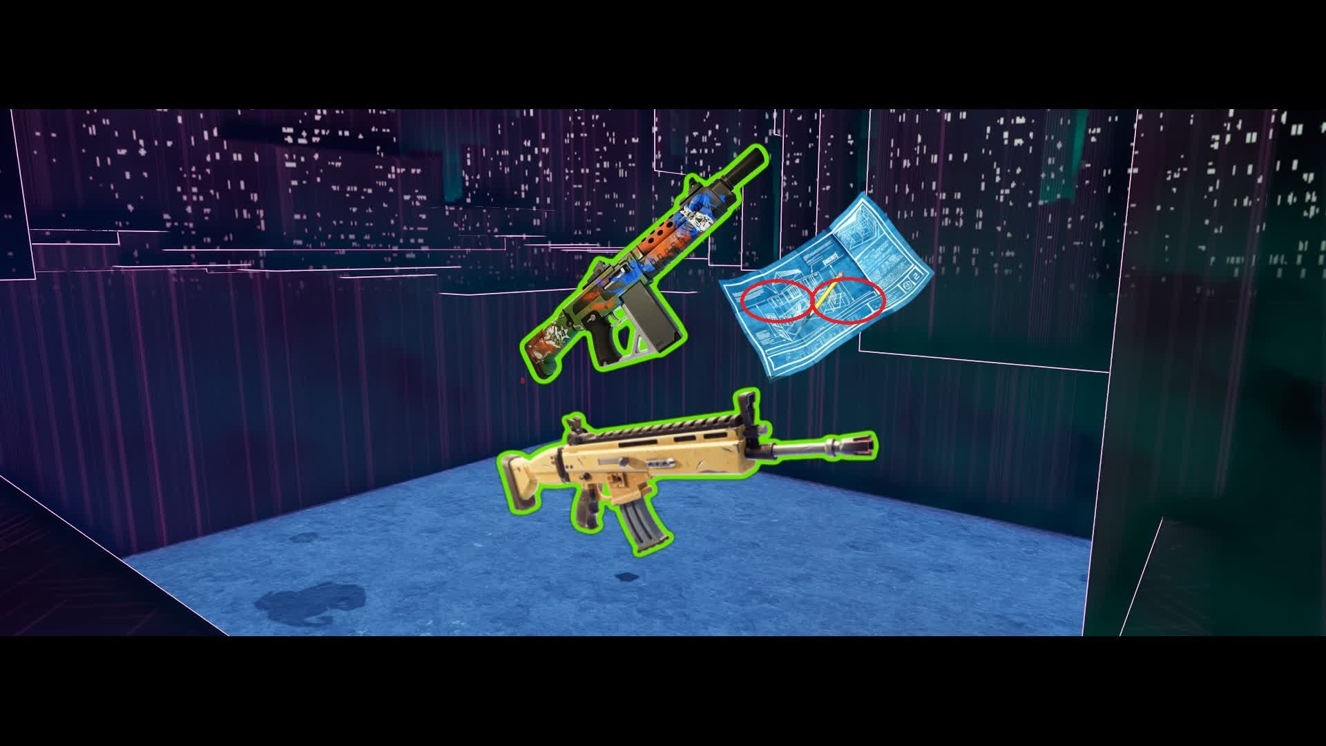 Neon City 2v2 Box Fight 2603-3447-5029 by eggmann - Fortnite Creative ...