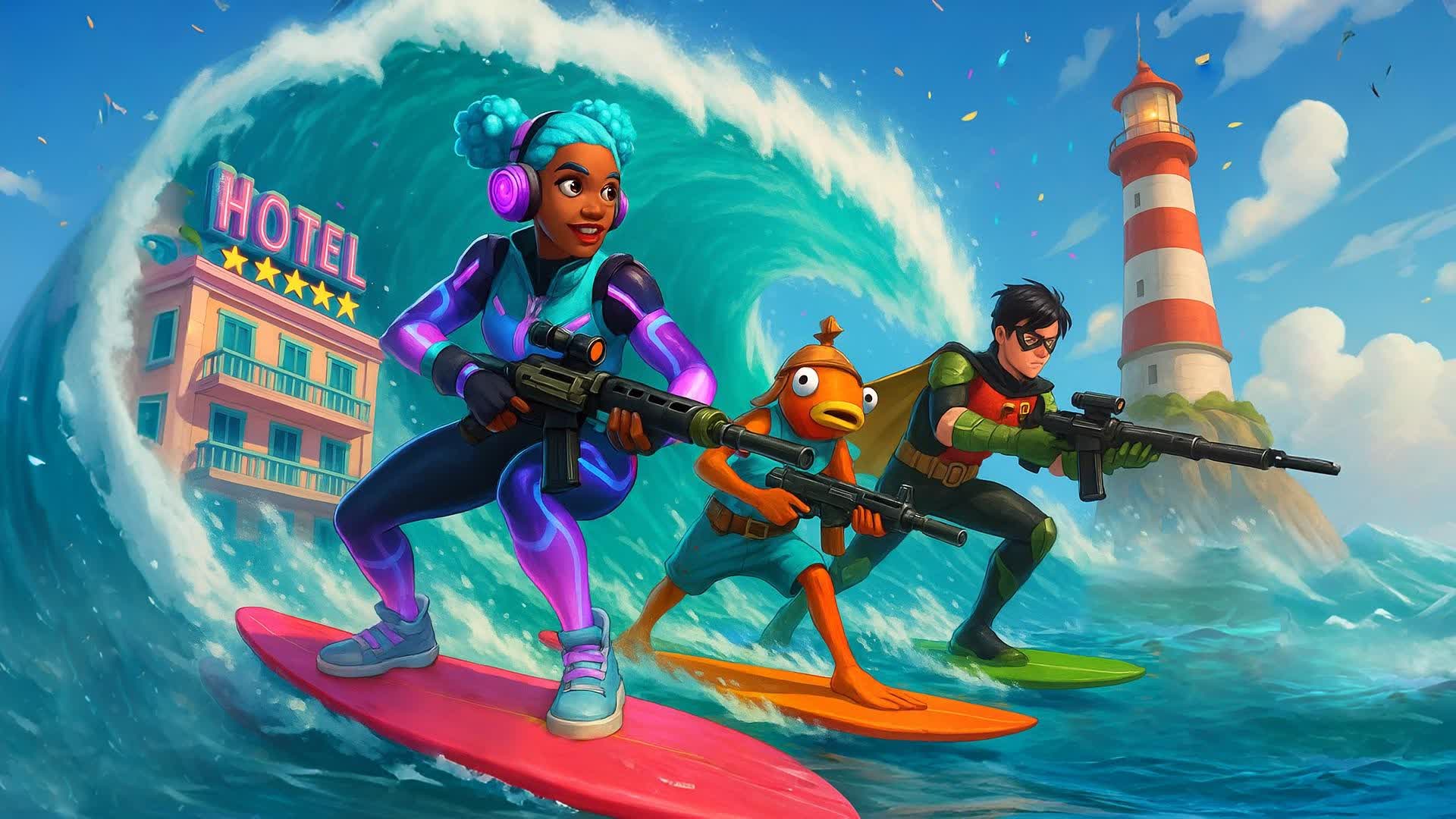 🌊 Tsunami Royale 0535-1311-0232 by pixelmap - Fortnite Creative Map Code - Fortnite.GG