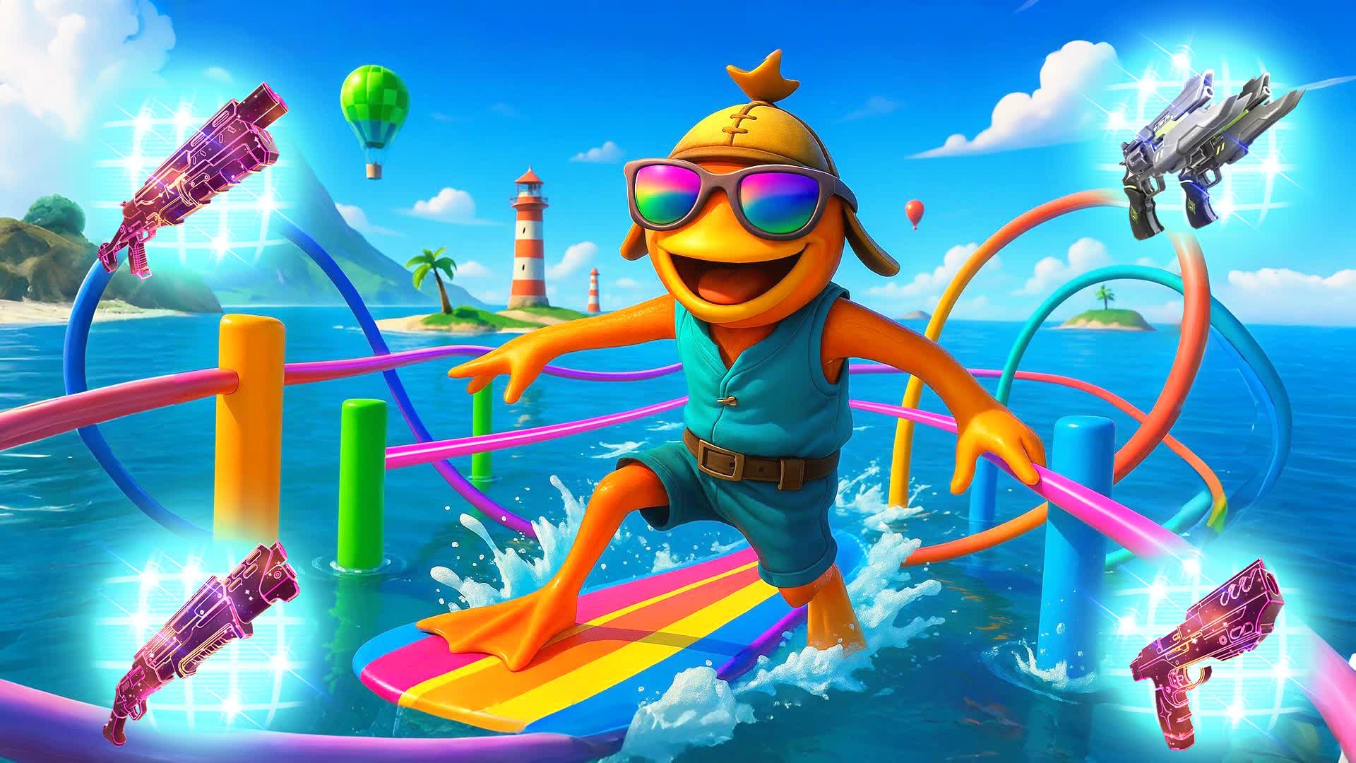 Sun, Salt & Chaos 7693-3332-8239 by pixelmap - Fortnite Creative Map Code - Fortnite.GG