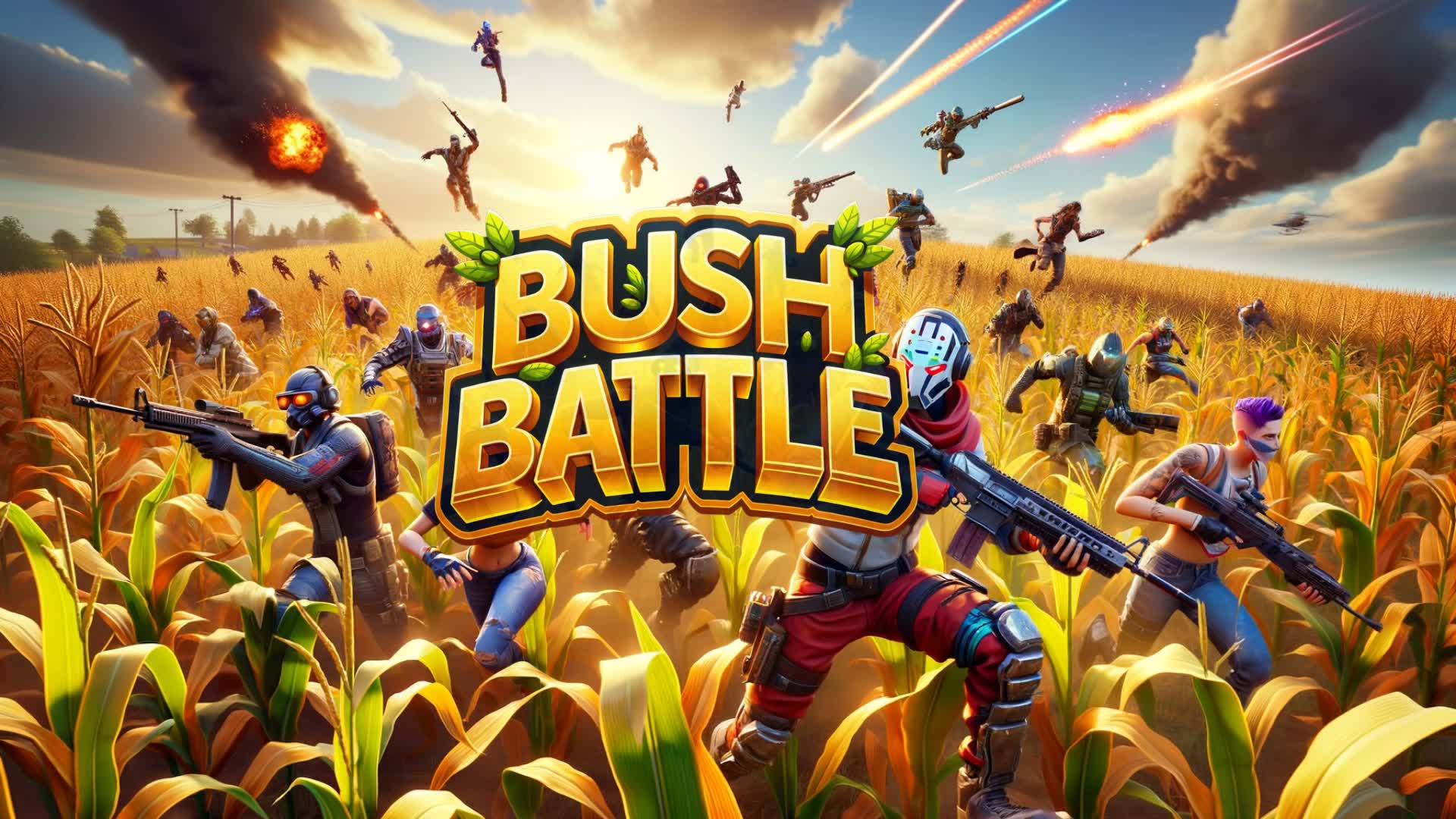 Bush Battle🌳 2016-3036-1968 by lunds - Fortnite Creative Map Code ...