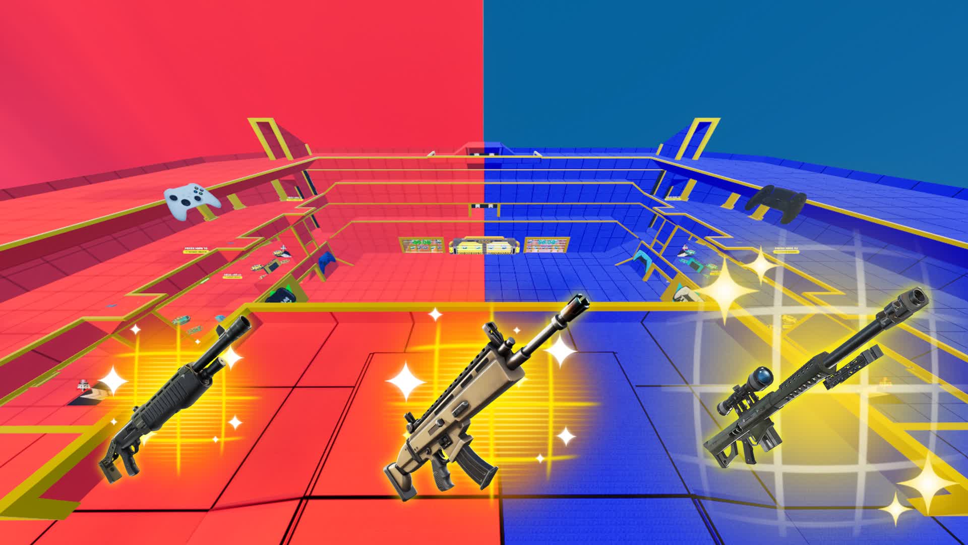 RED VS BLUE HUNTER CRAZY TO OBW 🔴🔵 4592-2029-9954 by obw - Fortnite