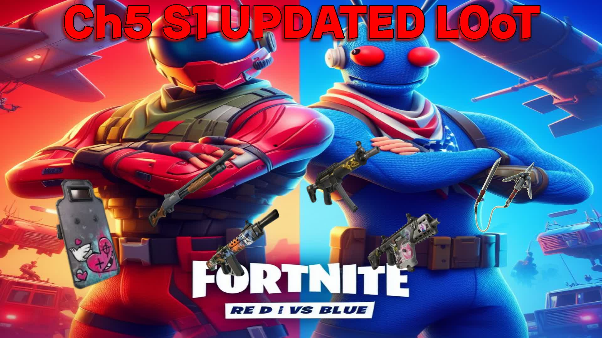 Ch5S1 Red Vs Blue 5382-9138-0094 by ronflxsh - Fortnite Creative Map ...