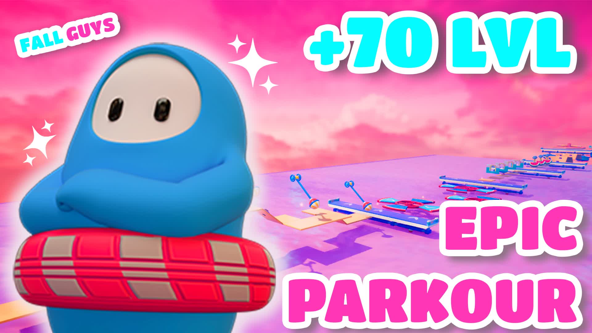 🌈FALL GUYS 70+ PARKOUR 2191-2993-3494 by cifugames - Fortnite