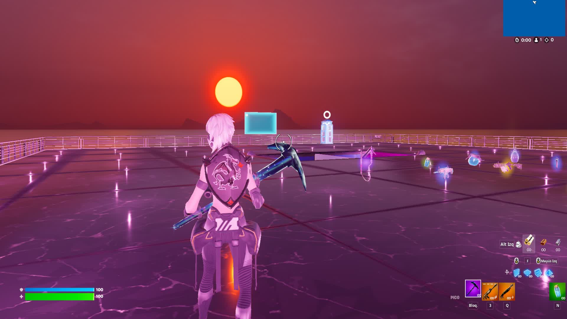 PvP 1v1 NEON- Xblo 7694-8798-3297 by xblo - Fortnite Creative Map Code ...