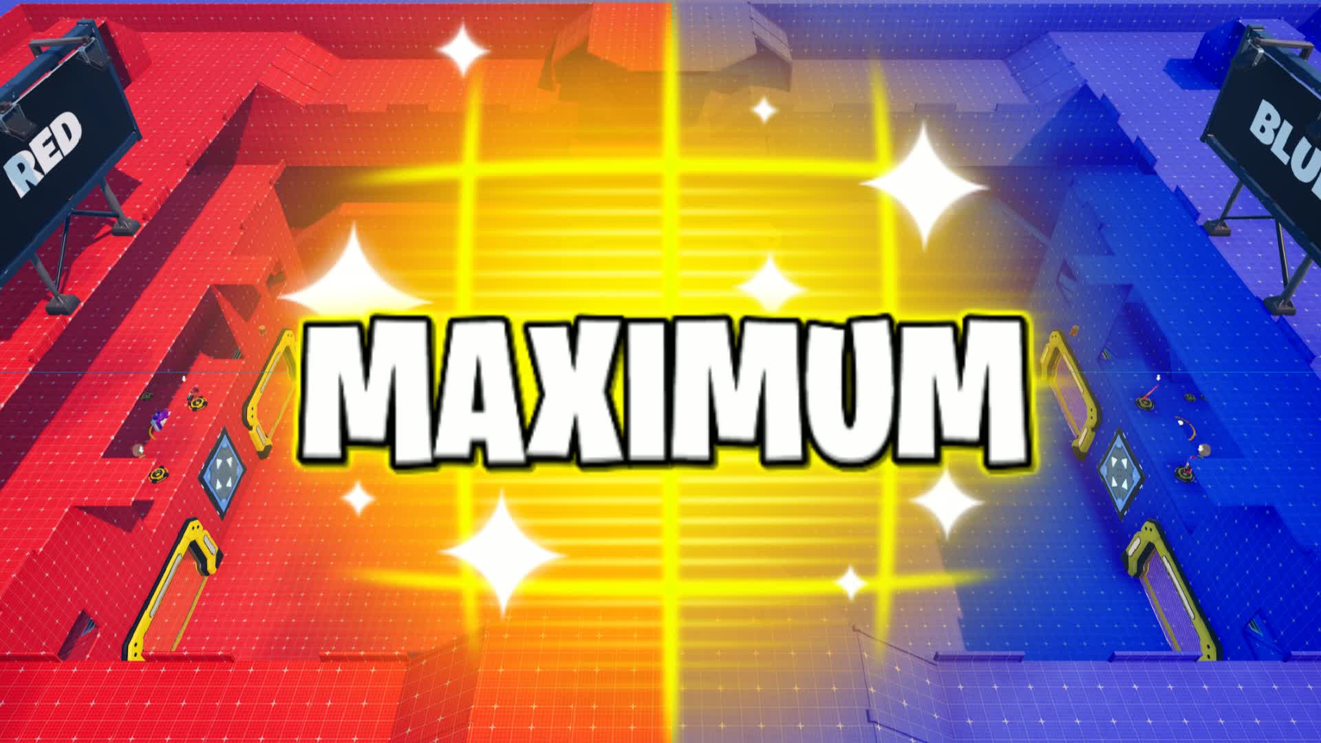 MAXIMUM RED VS BLUE 🔴🔵 4652-0185-3407 by masohn - Fortnite
