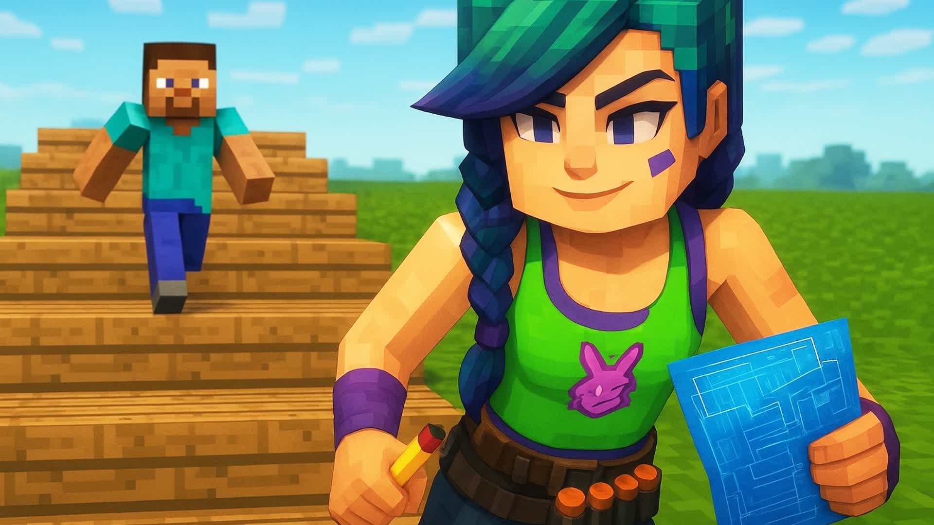 MINECRAFT 1v1 Build Fight 6403-9406-5091 by pwime - Fortnite