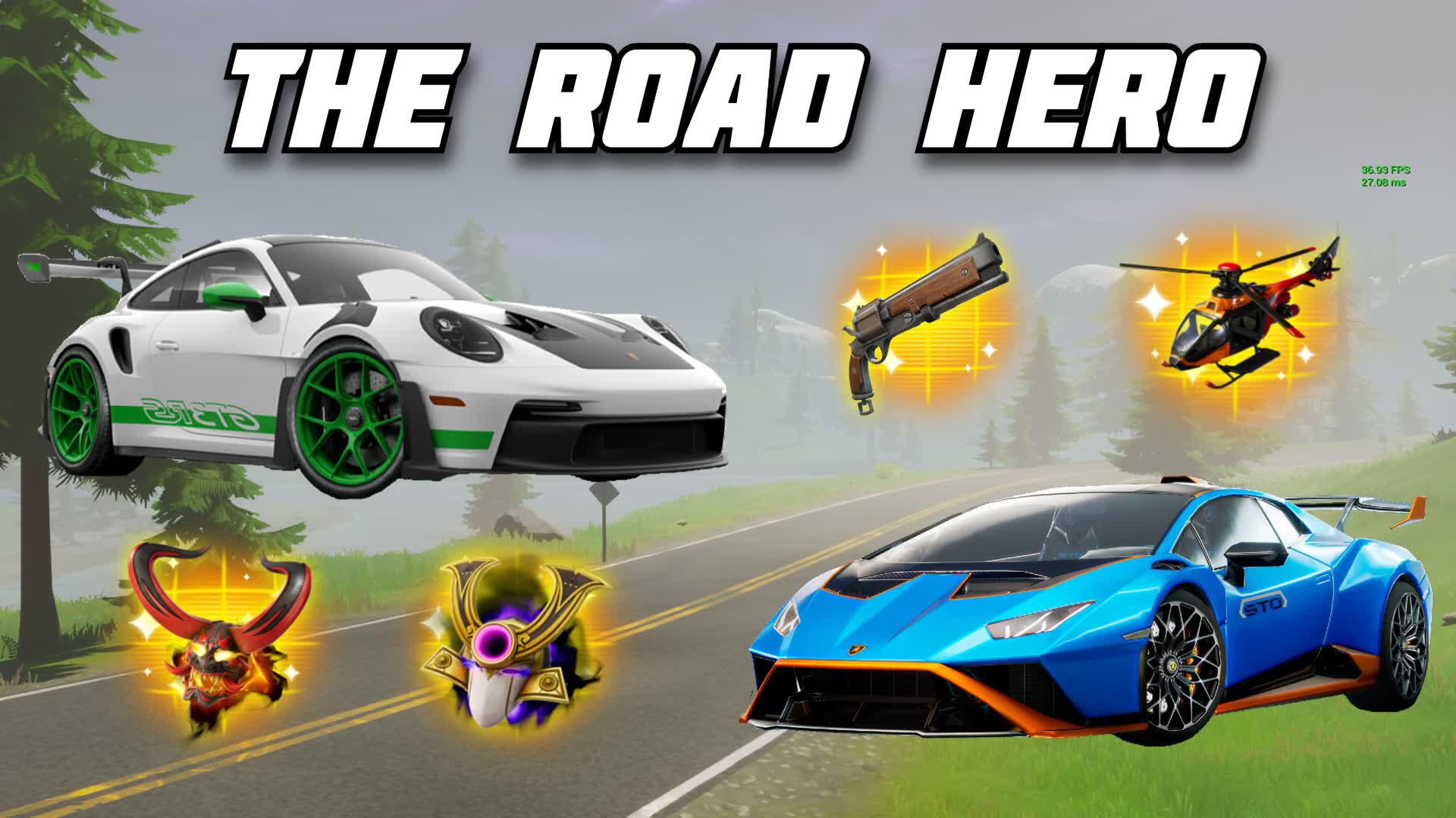 🌄 THE ROAD HERO ⭐️ 2796-8379-8790 by philip2w - Fortnite Creative Map ...