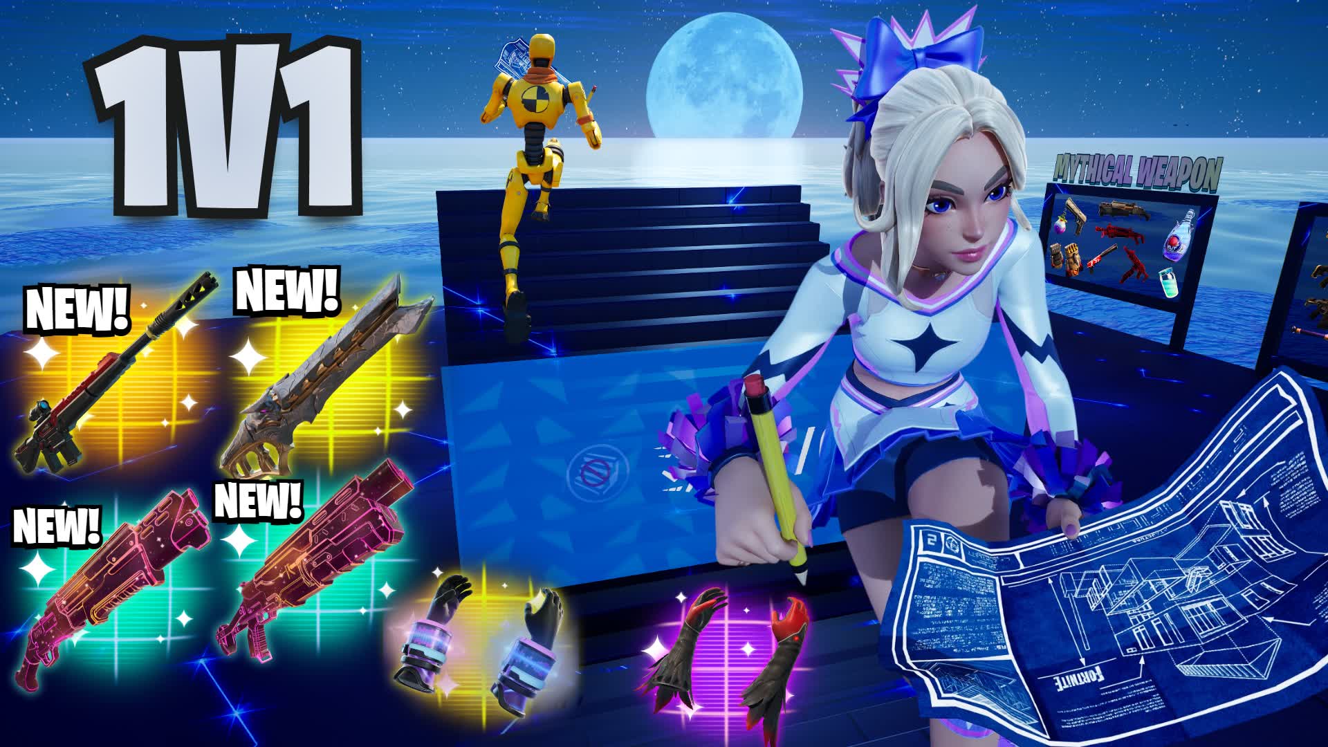 1V1 Build Fight [ZMB_ZOMBI] 1224-0880-7544 by zombif - Fortnite Creative Map Code - Fortnite.GG