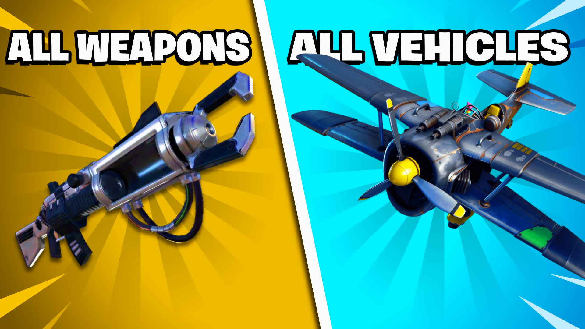 ALL VEHICLES & WEAPONS 6585-4486-6327 by converse - Fortnite