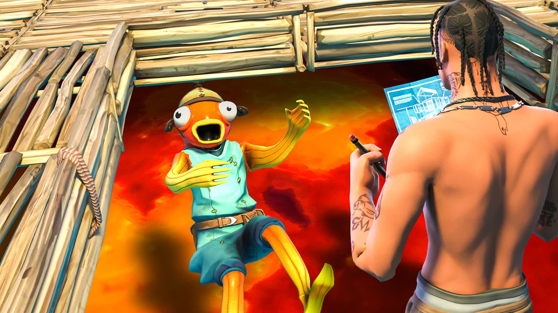 THE FLOOR IS LAVA 🌋 2111-4954-6360 by bitume - Fortnite Creative Map Code - Fortnite.GG