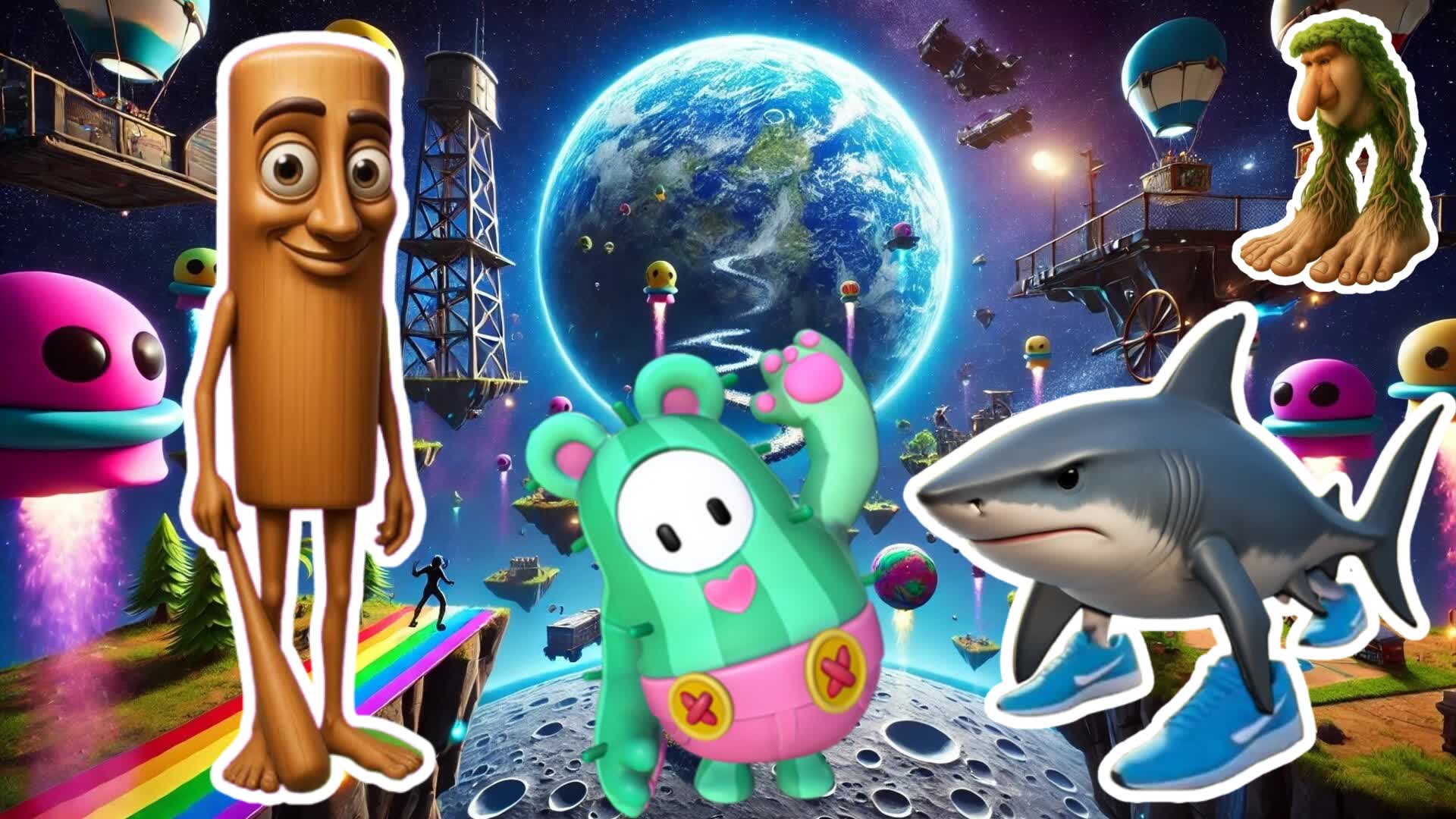 ONLYUP BRAINROT FALL GUYS ONLY UP 3280-2204-4363 by poupy - Fortnite ...