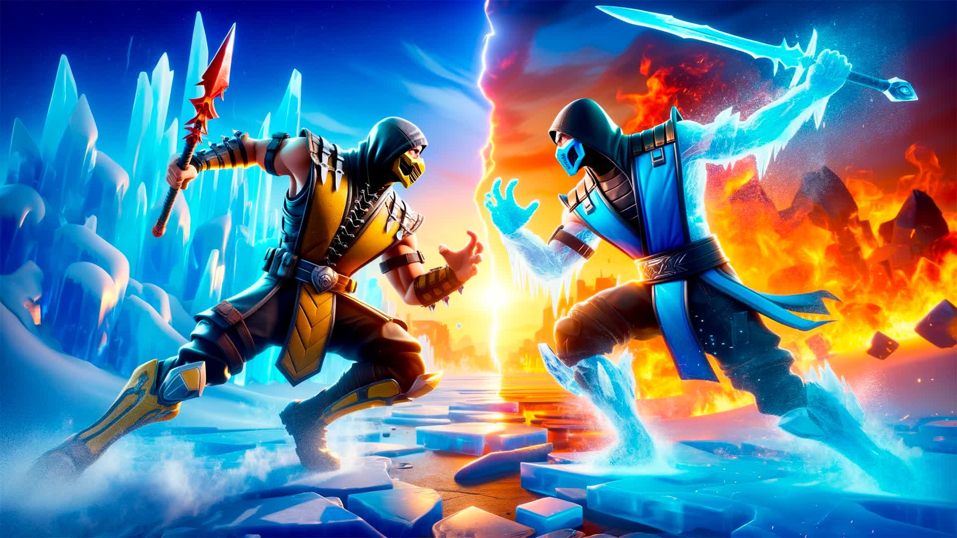 [⭐️New Items] Sub-Zero vs Scorpion 4064-1620-0102 by wiska - Fortnite ...