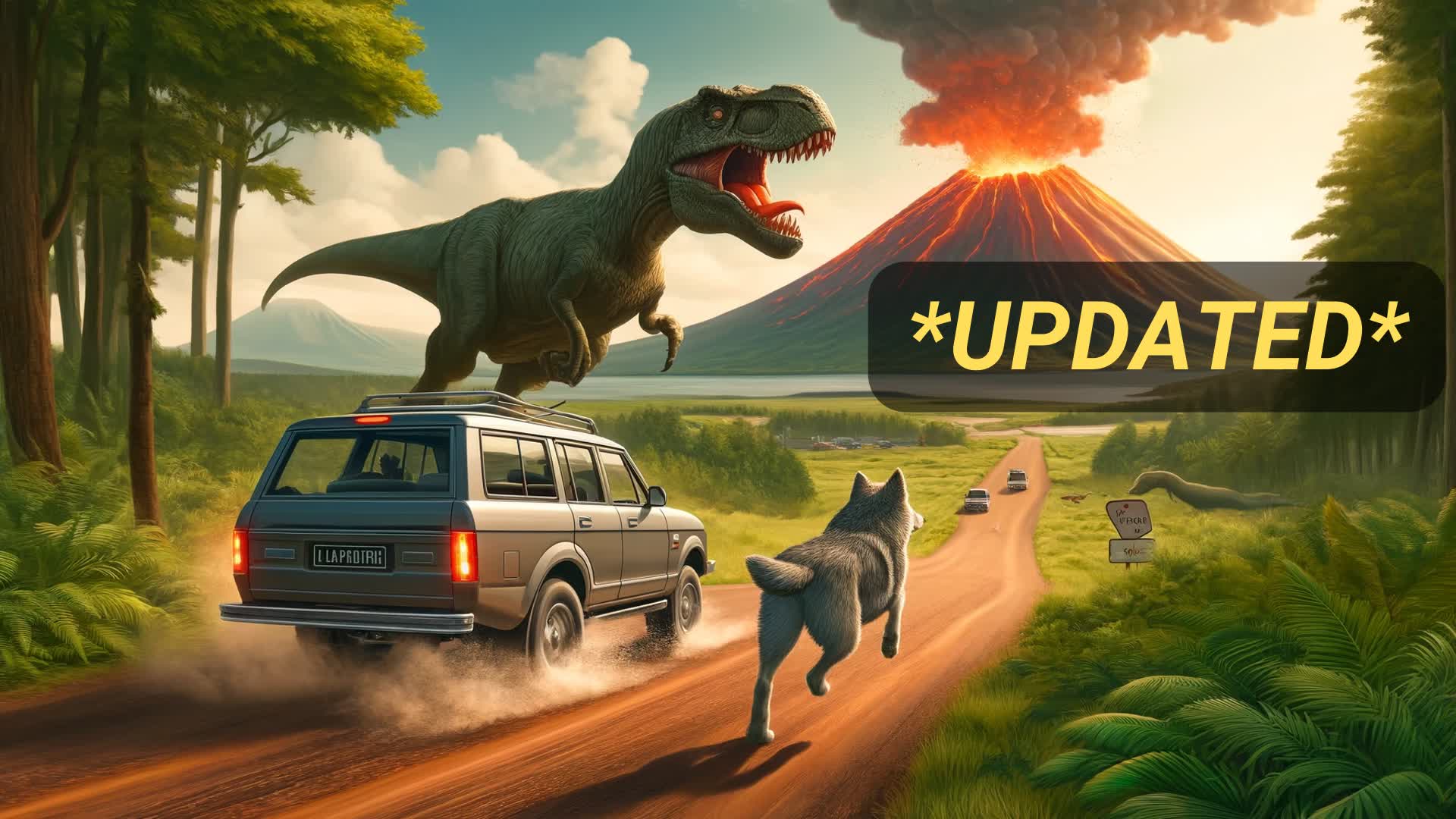 DINOSAUR DRIVE🚗 - VOLCANIC WORLD 9331-4448-9581 by lama-creations ...