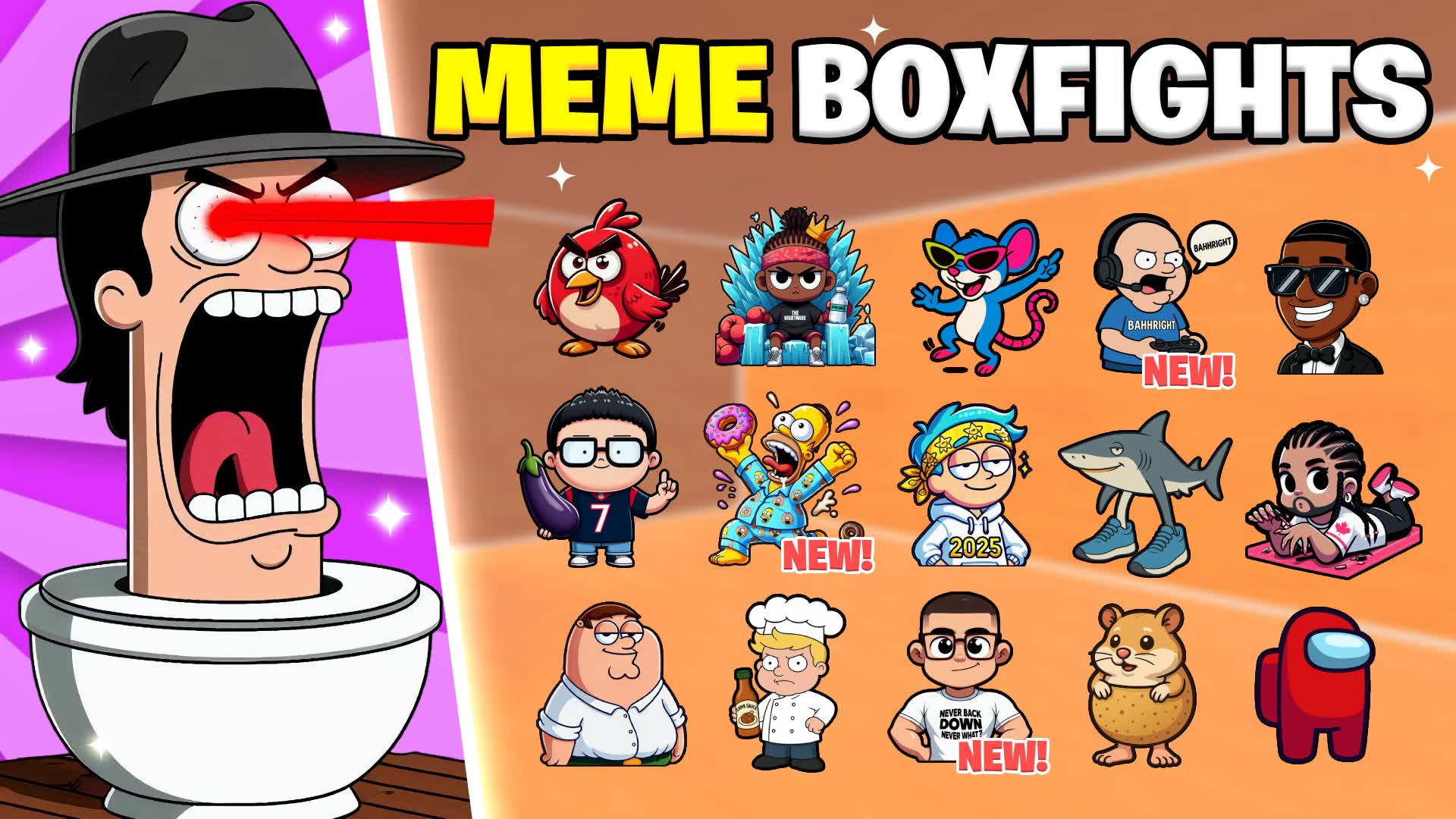 MEME BOXFIGHTS 🤣📦 0883-5612-8262 by sigmas - Fortnite Creative Map Code ...