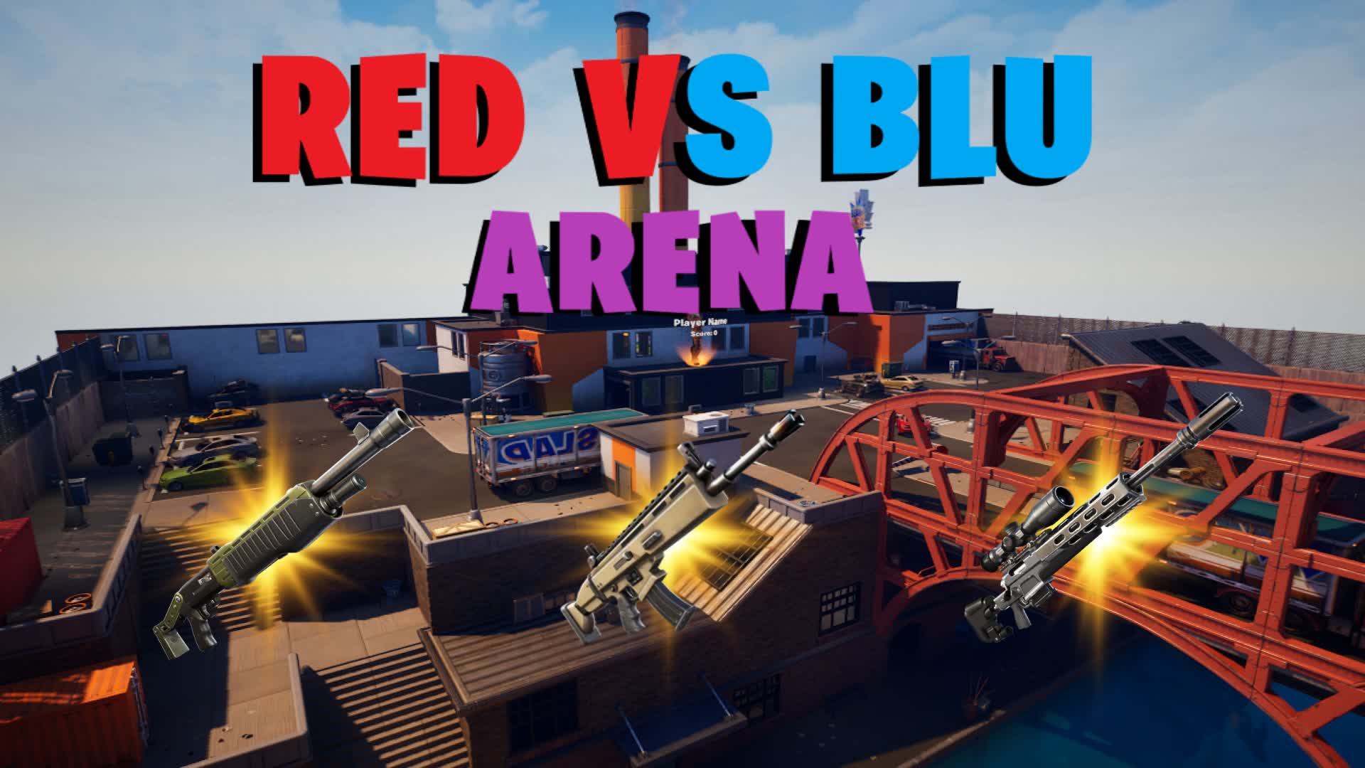 RED vs BLU ARENA | ALL ITEMS 🔴🔵 9870-3843-6935 by semfn - Fortnite ...