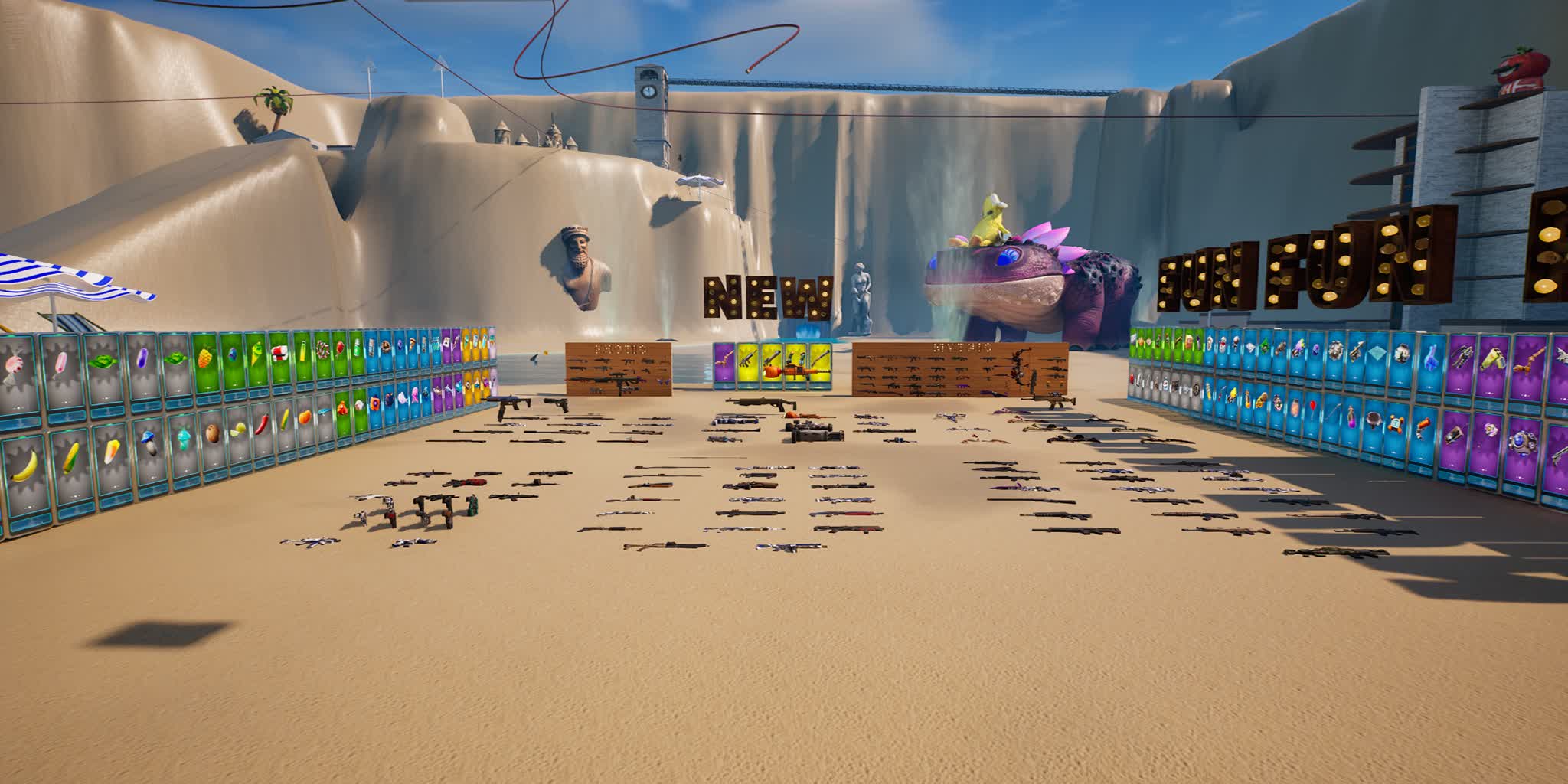 Sand City - All Guns&Cars!🔥 5818-1710-4277 by bmwm - Fortnite Creative ...