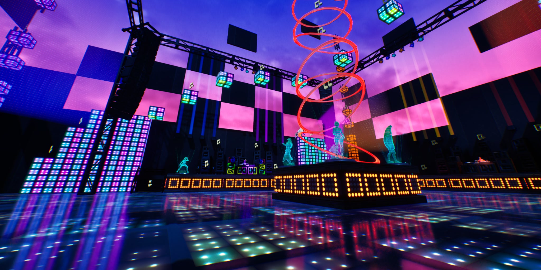 music dance party 7440-7296-3597 by pixelandpoly - Fortnite Creative Map Code - Fortnite.GG