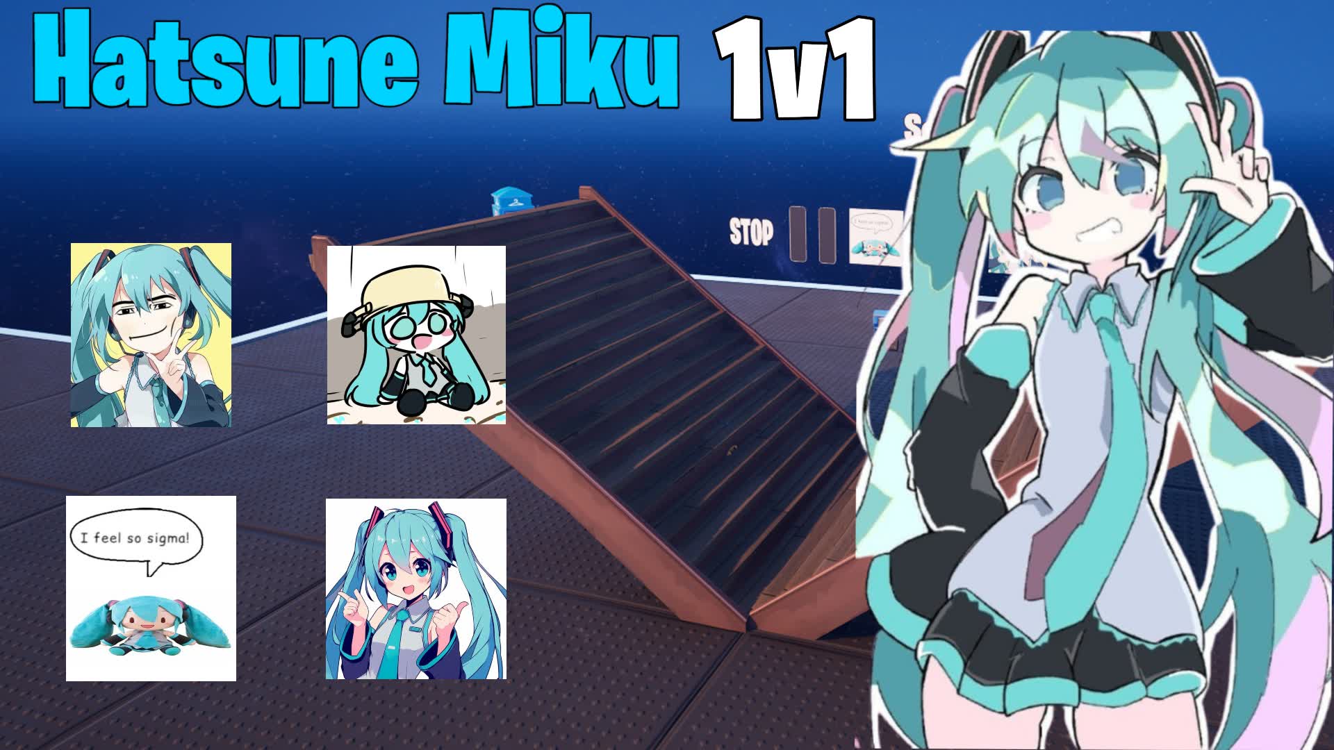 Hatsune Miku 1v1 Music 3106-4401-4924 by frexty1 - Fortnite Creative ...