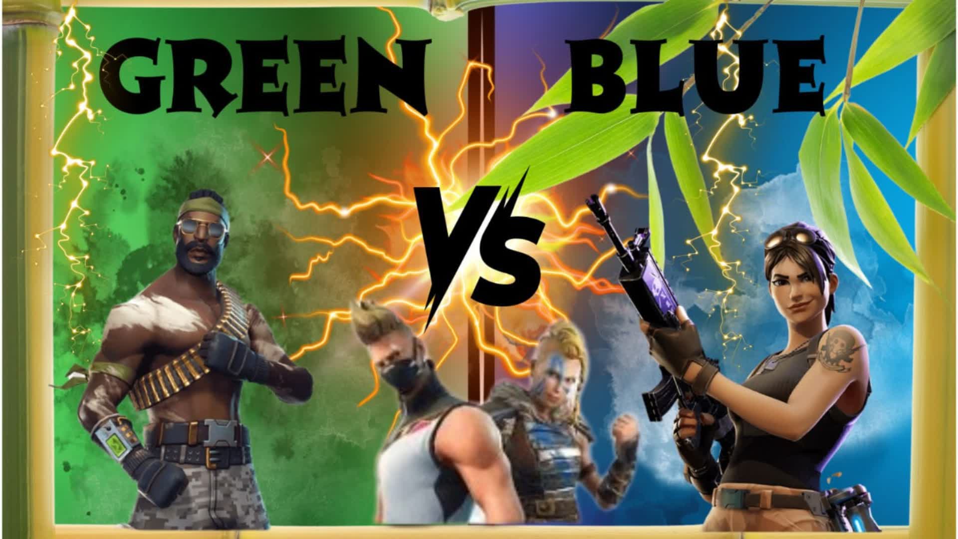 Green vs Blue 0567-3597-7029 by killlerbearttv - Fortnite Creative Map ...