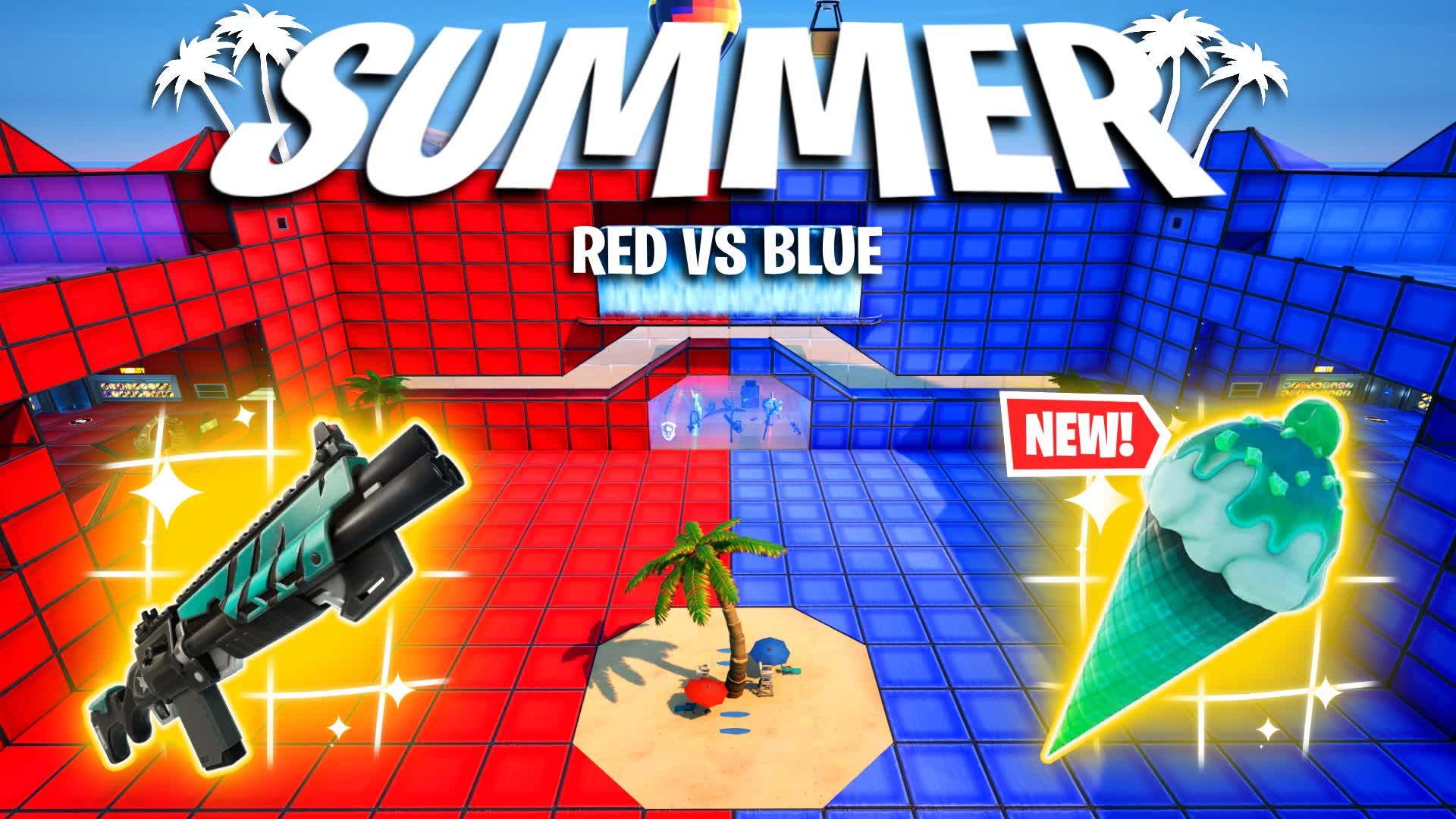 SUMMER RED VS BLUE 3882-5984-9561 by techplays1 - Fortnite Creative Map ...