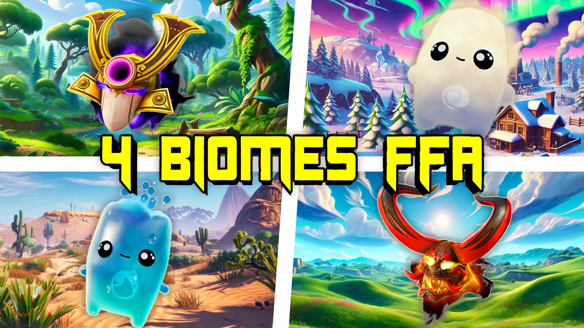 🔥4 BIOMES FFA - ALL WEAPONS🔥 3497-4626-4428 by kingzi - Fortnite ...