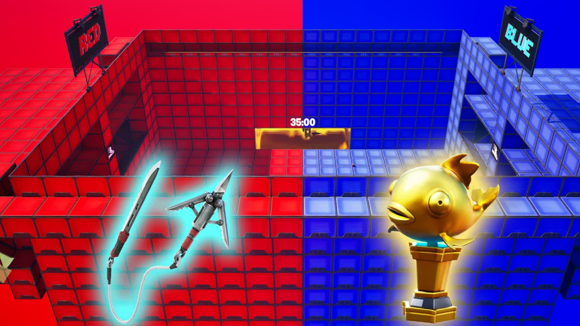 Massive Red Vs Blue 🔴🔵 9304-7765-7637 by teamfmc - Fortnite Creative ...