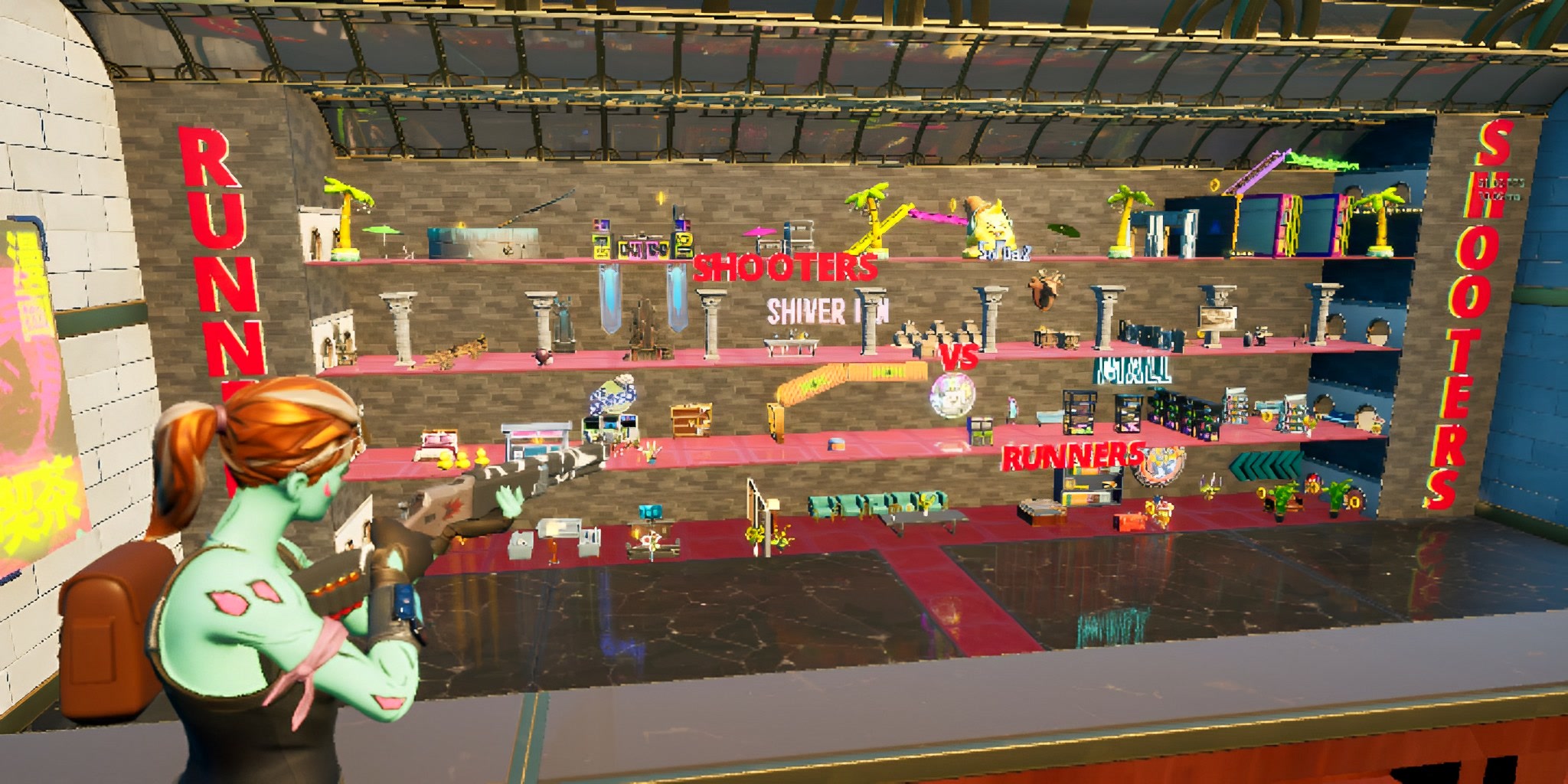 RUNNERS VS SHOOTERS 8303-2135-7361 by jozedmy - Fortnite Creative Map ...