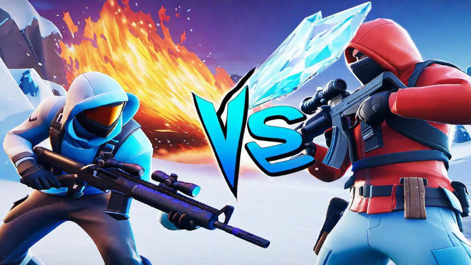 FIRE VS ICE 0632-8650-2164 by 7berry - Fortnite Creative Map Code ...