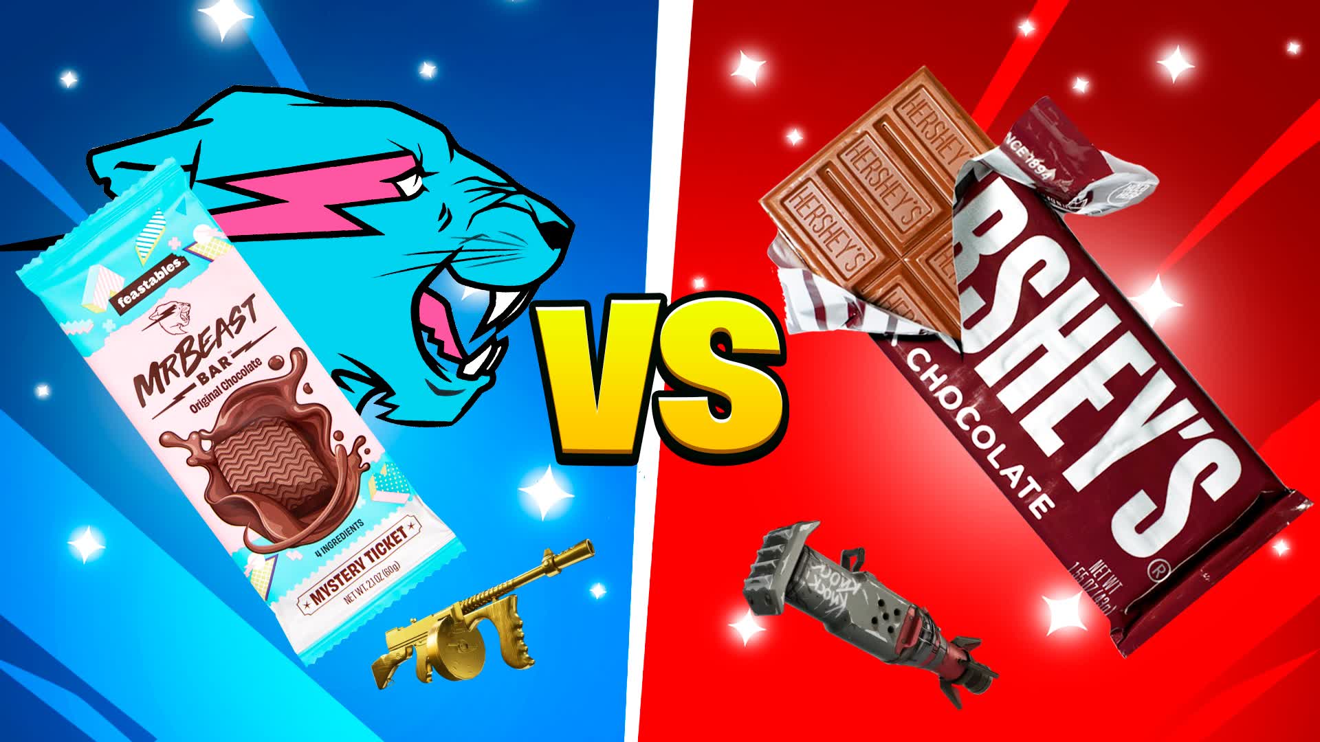 🍫 FEASTABLES VS HERSHEYS 🍫 2889-6078-6129 by emad - Fortnite Creative ...