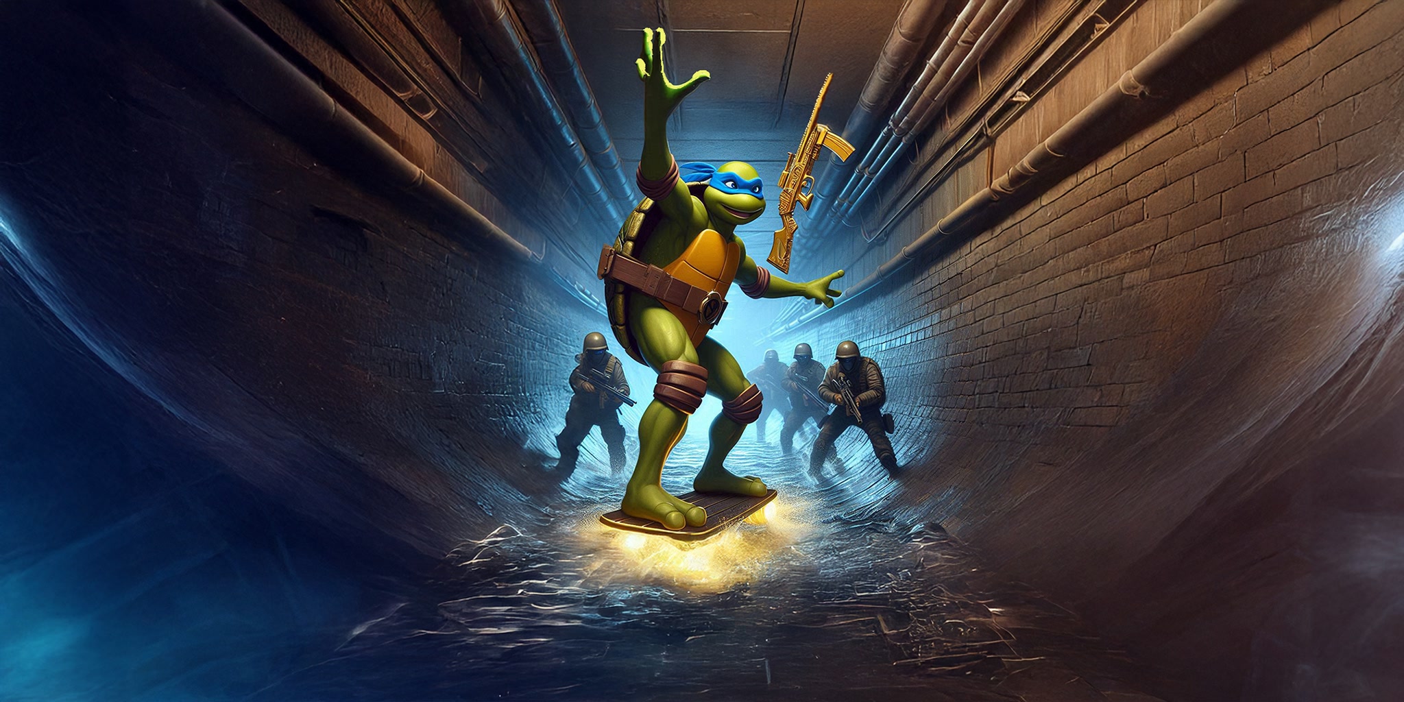 TMNT_SEWER_SURFERS 0288-5951-3551 by itgr - Fortnite Creative Map Code - Fortnite.GG