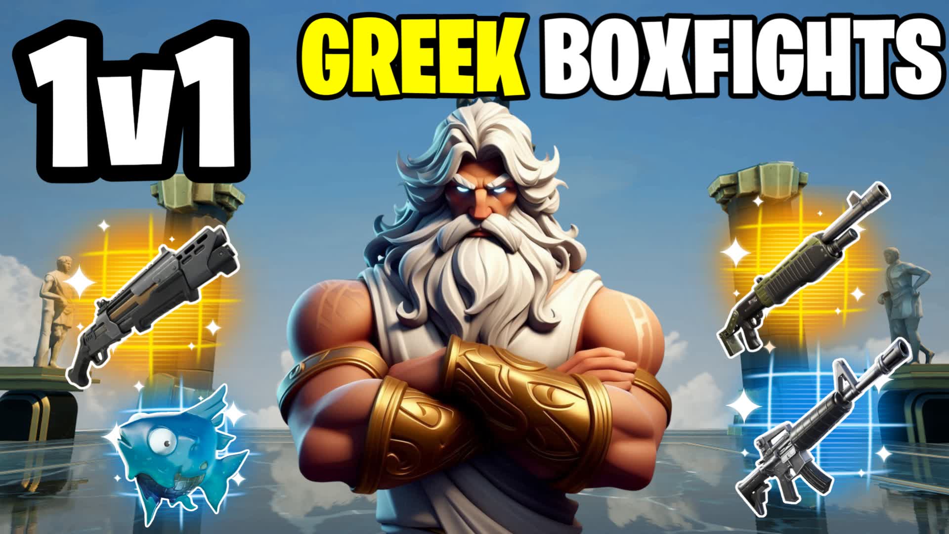 Greek Box Fights 1v1 📦 0749-7867-0713 by bubz - Fortnite Creative Map ...