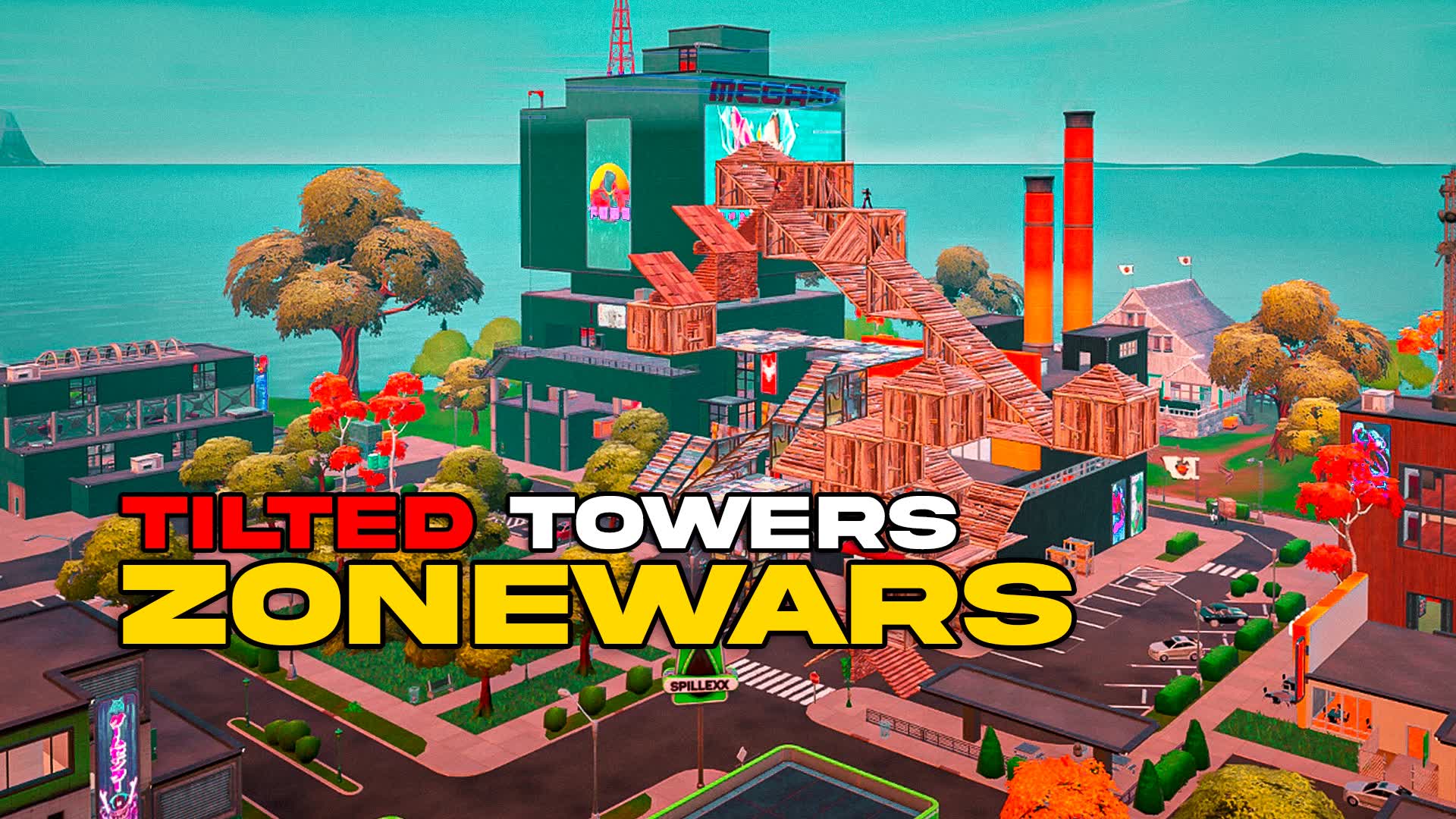 TILTED TOWERS ZONE WARS 9079-4415-6717 by rikaiplay - Fortnite Creative Map Code - Fortnite.GG