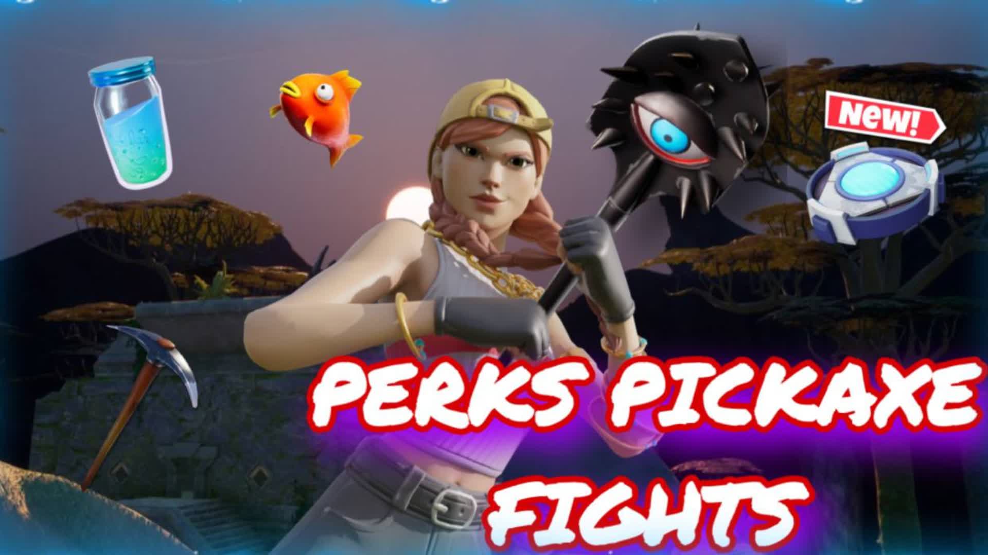 PERKS PICKAXE FIGHTS|2 LIVES|6 PERKS 1632-7124-0283 by notfmg ...