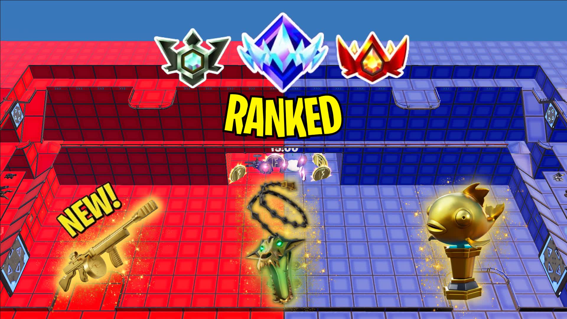 SUPER RED VS BLUE🔴🔵 4297-9160-3284 by kattenfn - Fortnite Creative Map ...