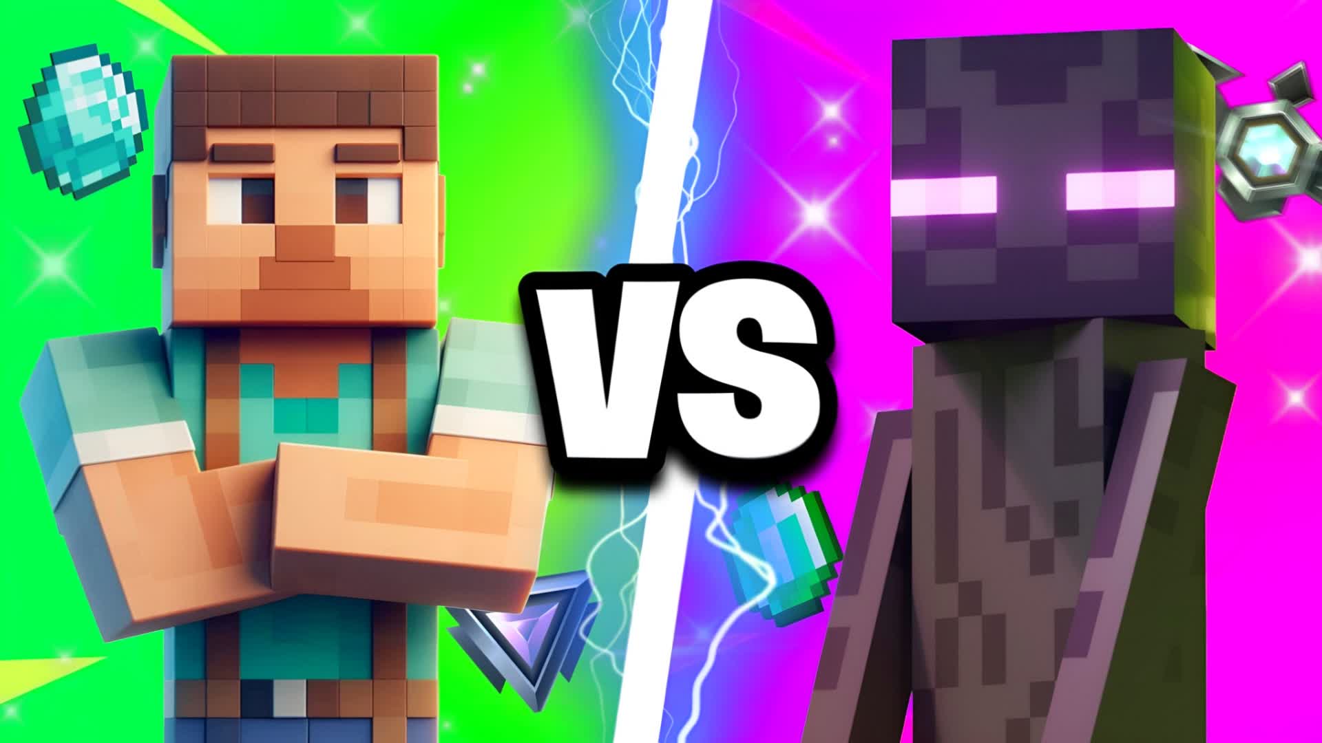 💚STEEVE VS ENDERMAN💜 6752-5996-0183 by b970 - Fortnite Creative Map ...
