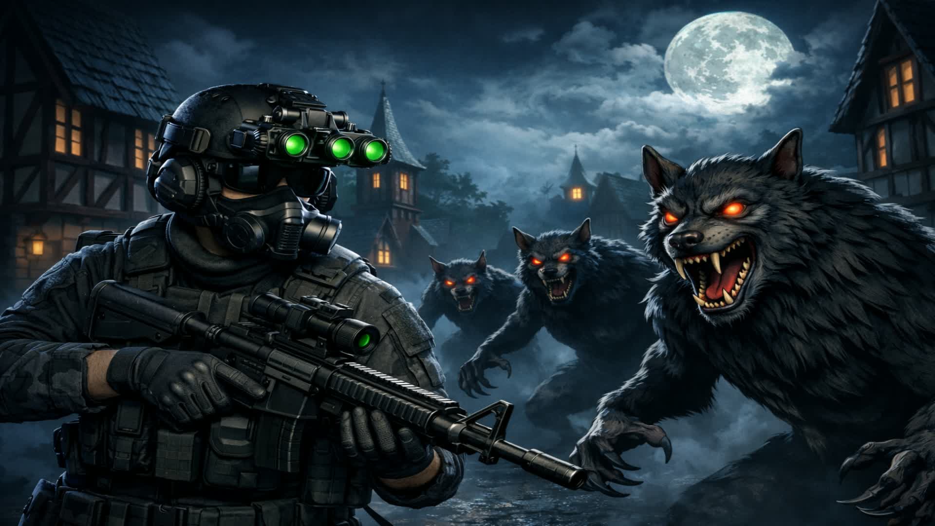 Werewolf Town Escape 2238-7795-7699 by ironydev - Fortnite Creative Map ...