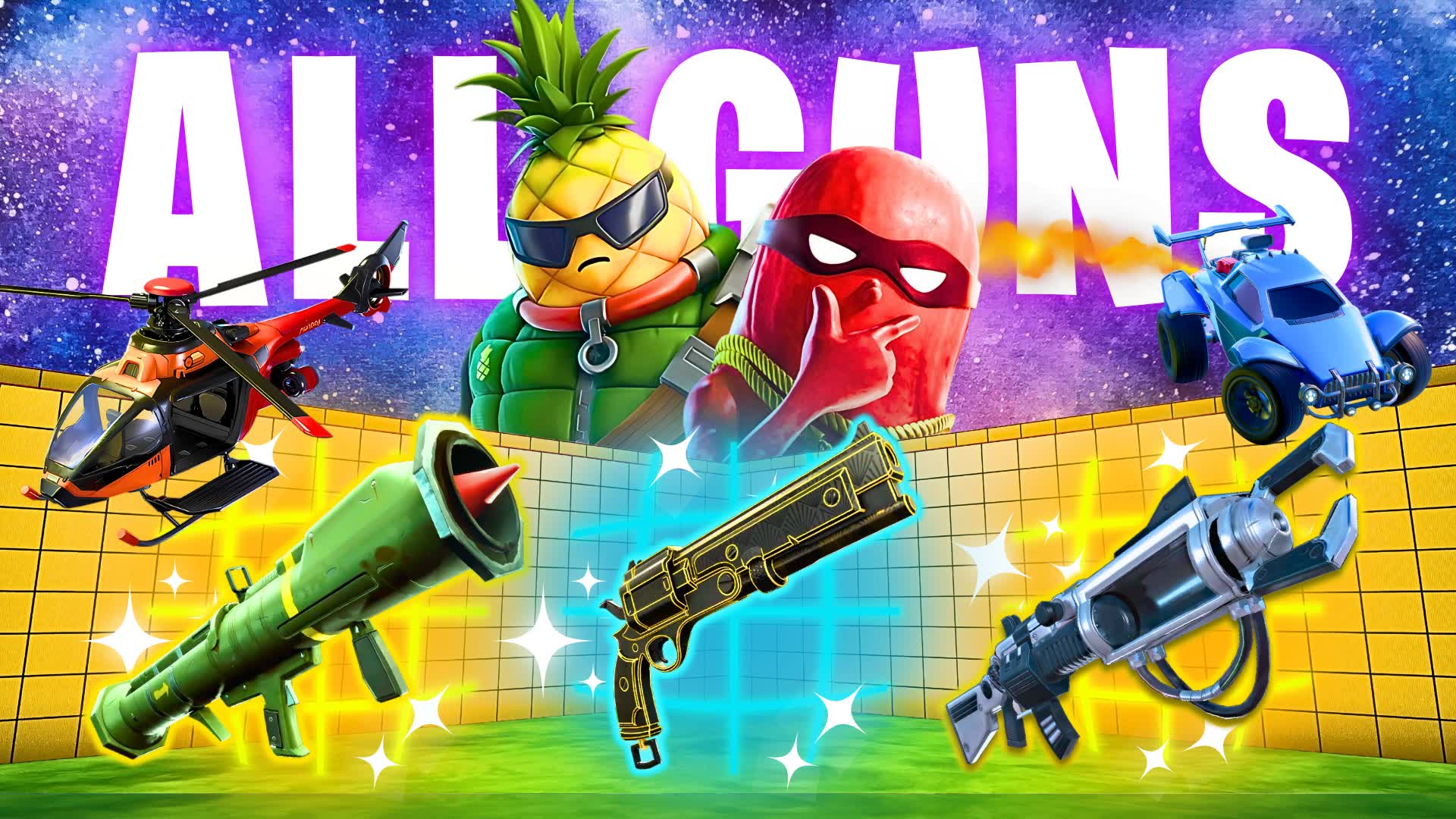 ALL WEAPONS & VEHICLES FREE FOR ALL 6123-1937-9066 by ludem - Fortnite ...