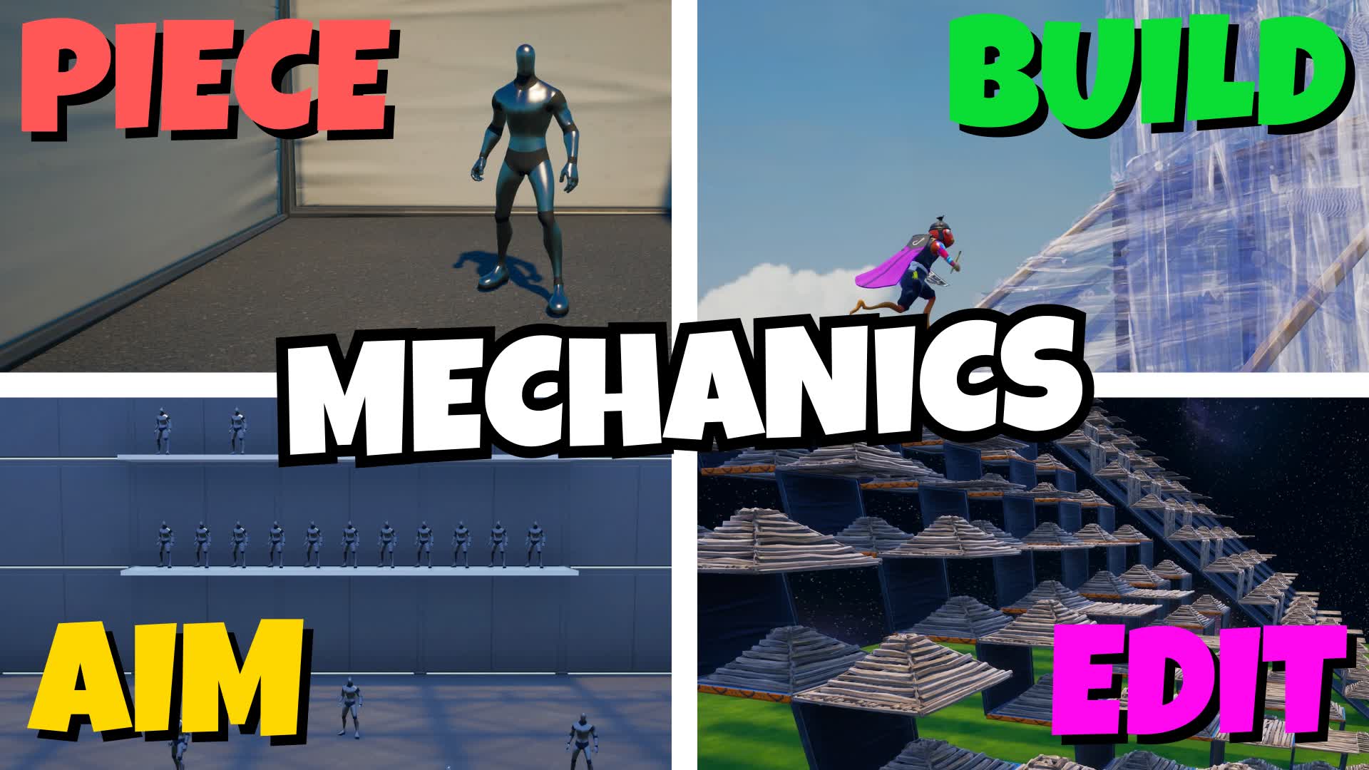 🎯Aim, Build, Edit, Piece Control 3560-5417-4318 par legend267 - Fortnite