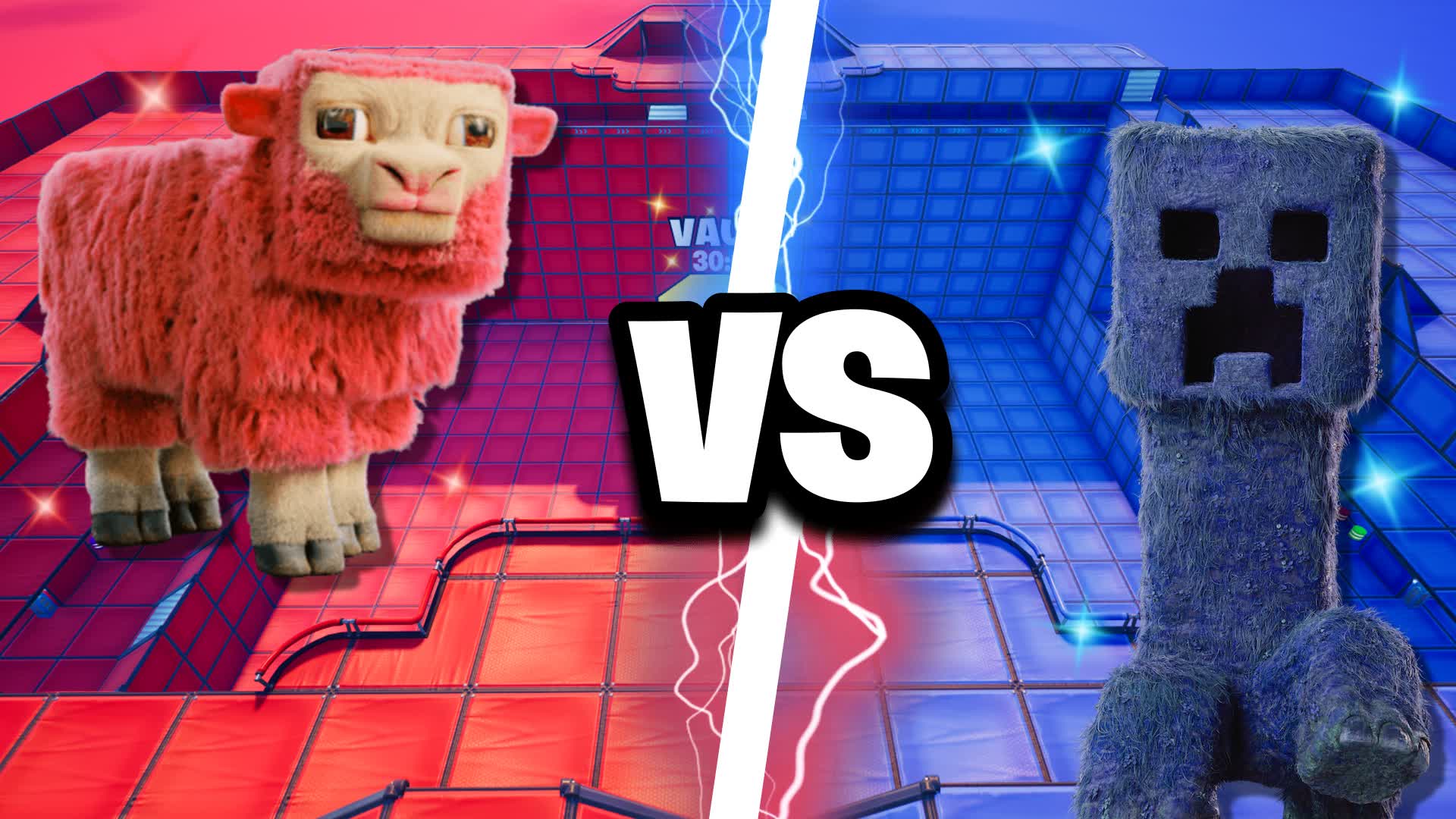 Minecraft Red vs Blue 🔴🔵 0894-1760-8834 by craftz - Fortnite Creative Map Code - Fortnite.GG