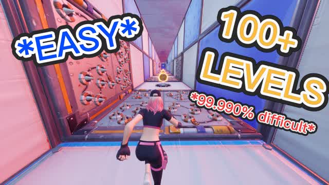 Deathrun easy : 100 level 1840-1642-8324 من ابتكار asia_kazumi - Fortnite
