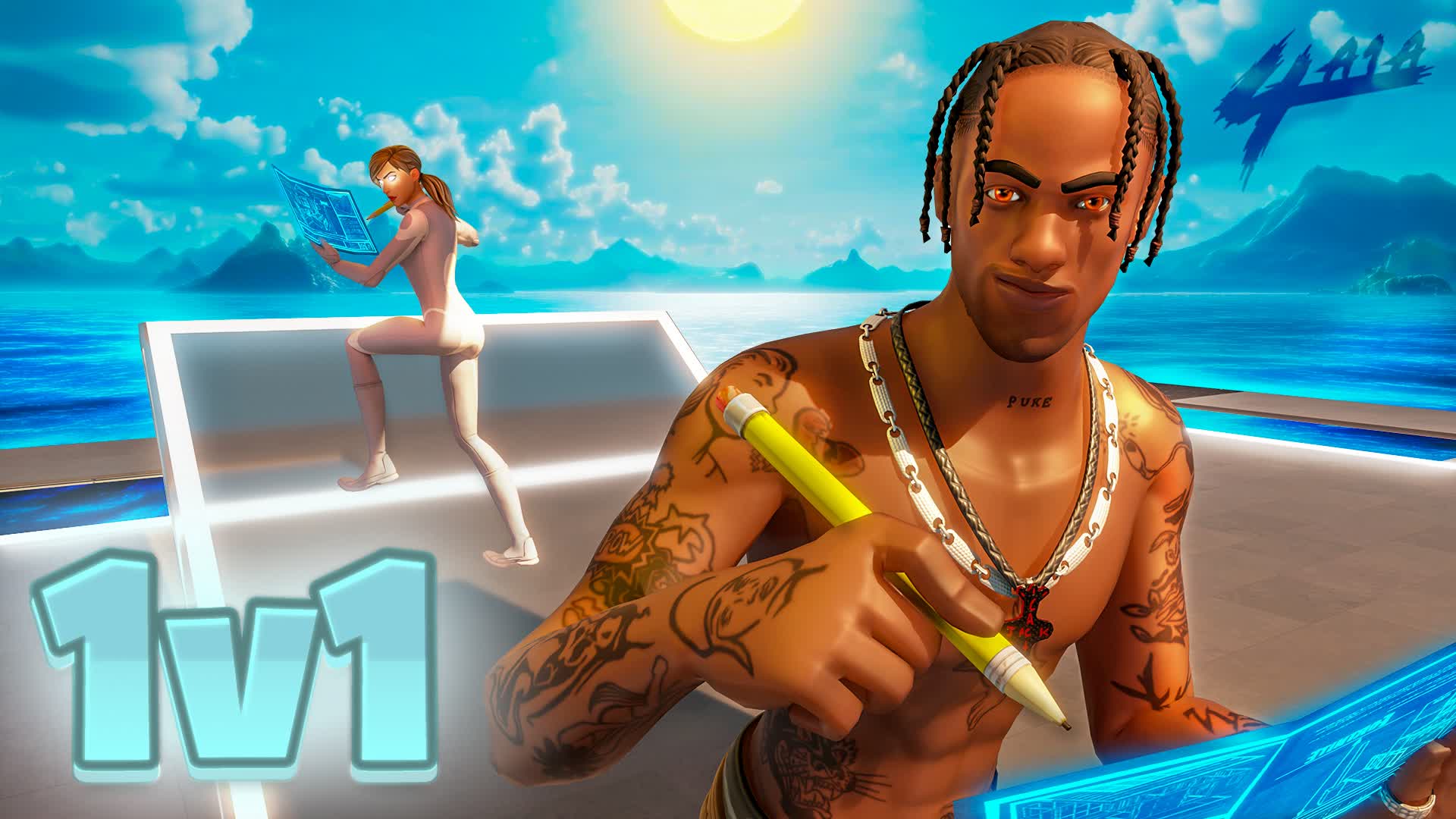 4a1a 1v1 Build Fight 3790-2124-8736 by 4a1a - Fortnite Creative Map Code - Fortnite.GG