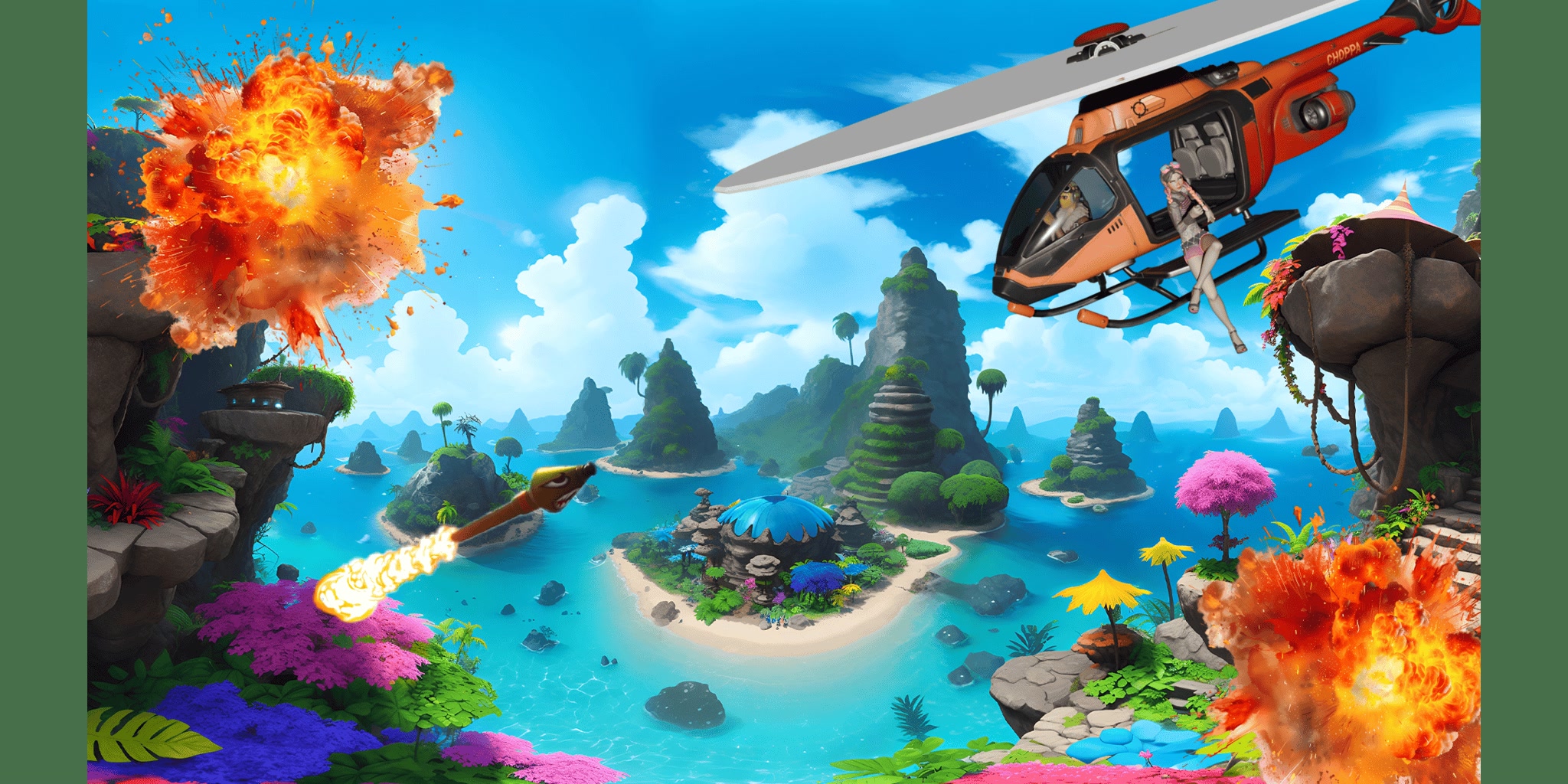 Duo's chopper war 6880-0044-8503 by shortyvsp - Fortnite Creative Map ...