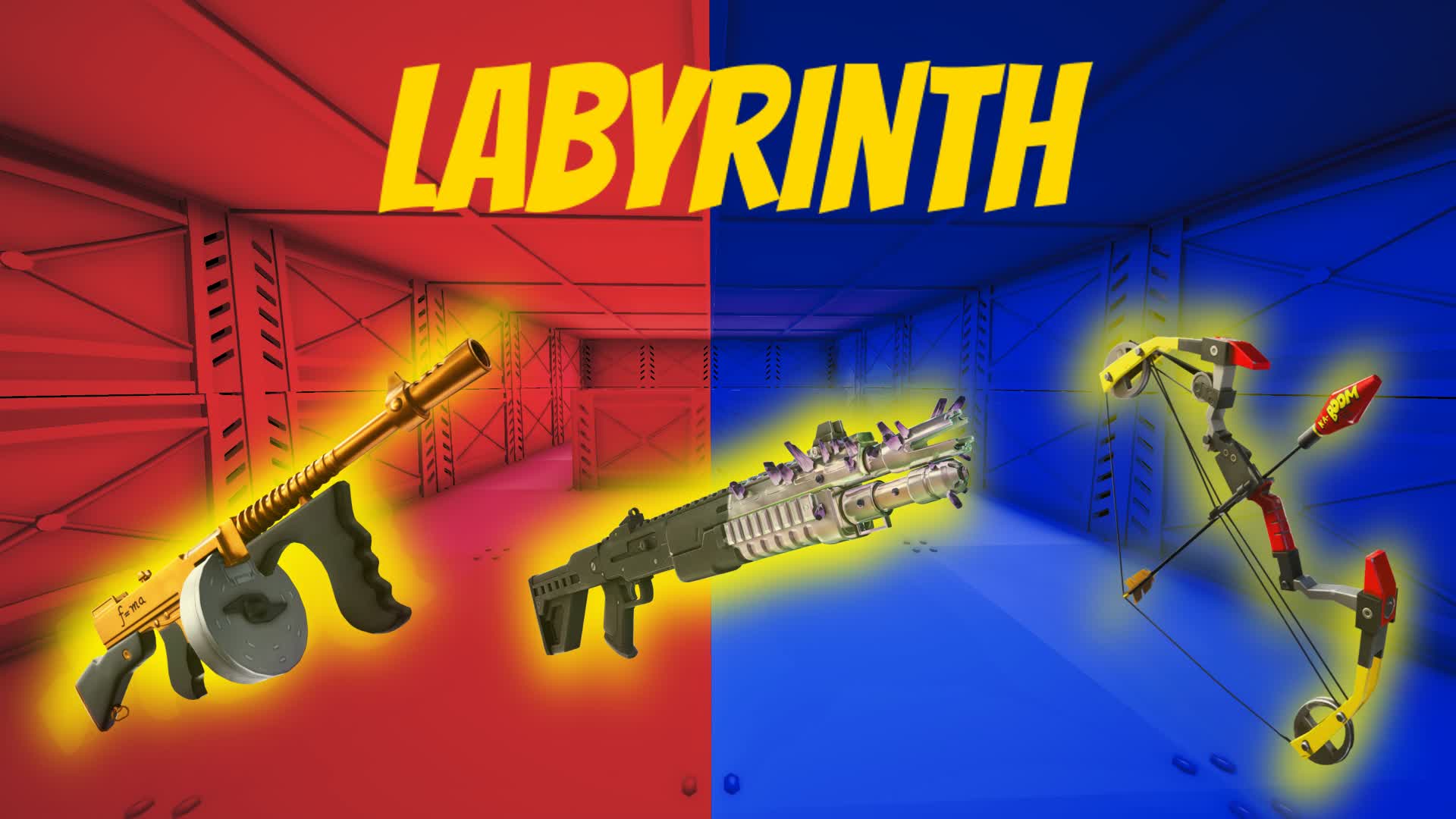 Labyrinth Red vs Blue 🔴🔵 5302-6589-1737 من ابتكار giomanns - Fortnite