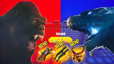 ZILLA VS KONG RED VS BLUE🔴🔵 7182-6140-9064 by amdf - Fortnite Creative ...